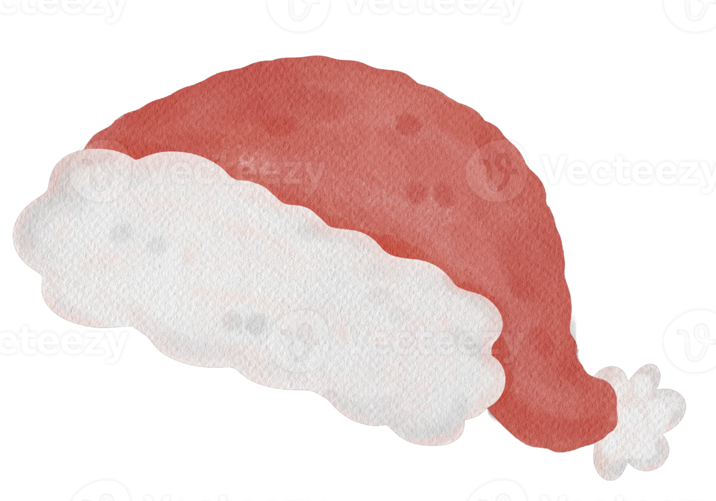 Christmas santa hat watercolour illustration 12163016 PNG