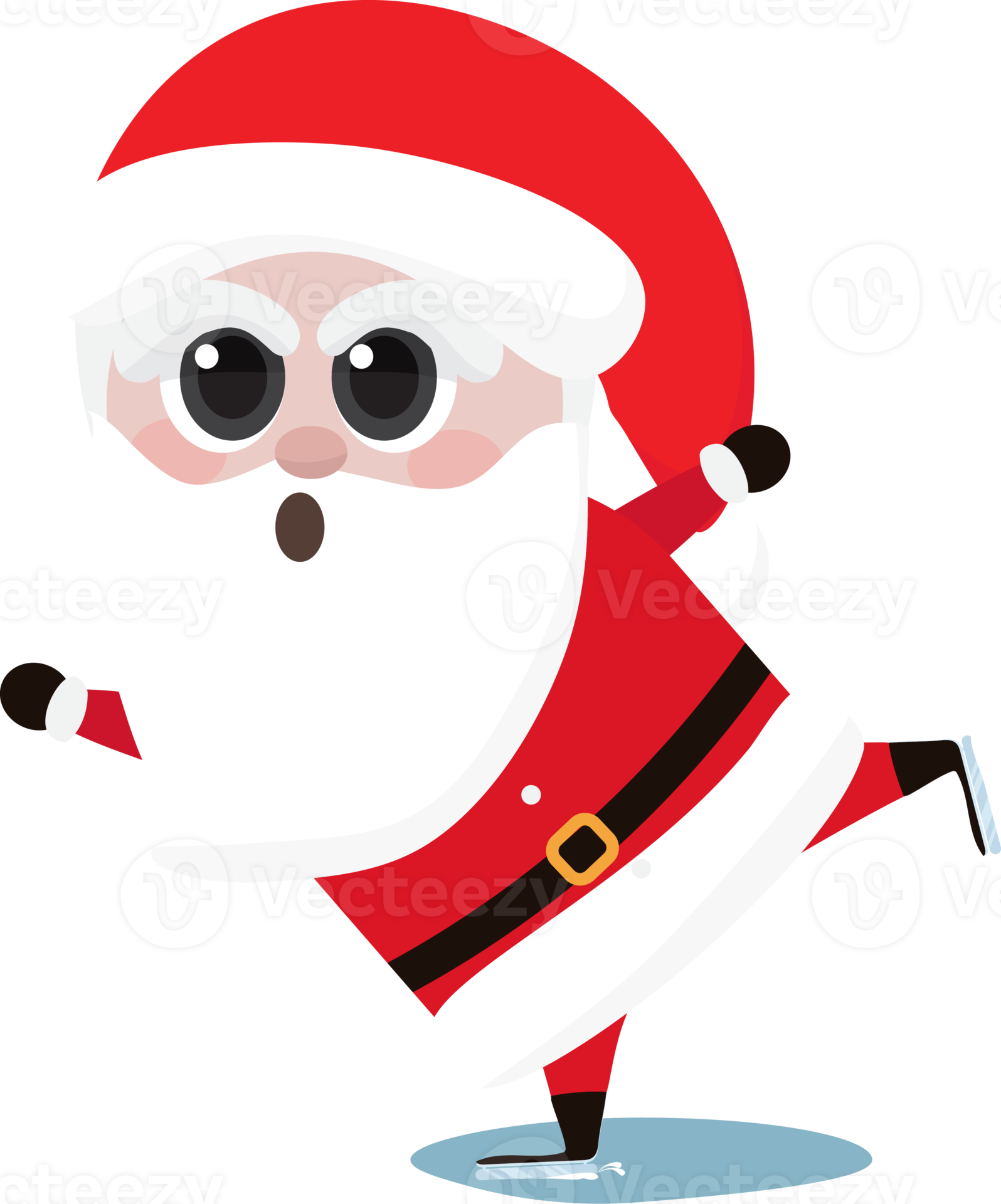 Cute Funny Santa Claus 12163111 Png