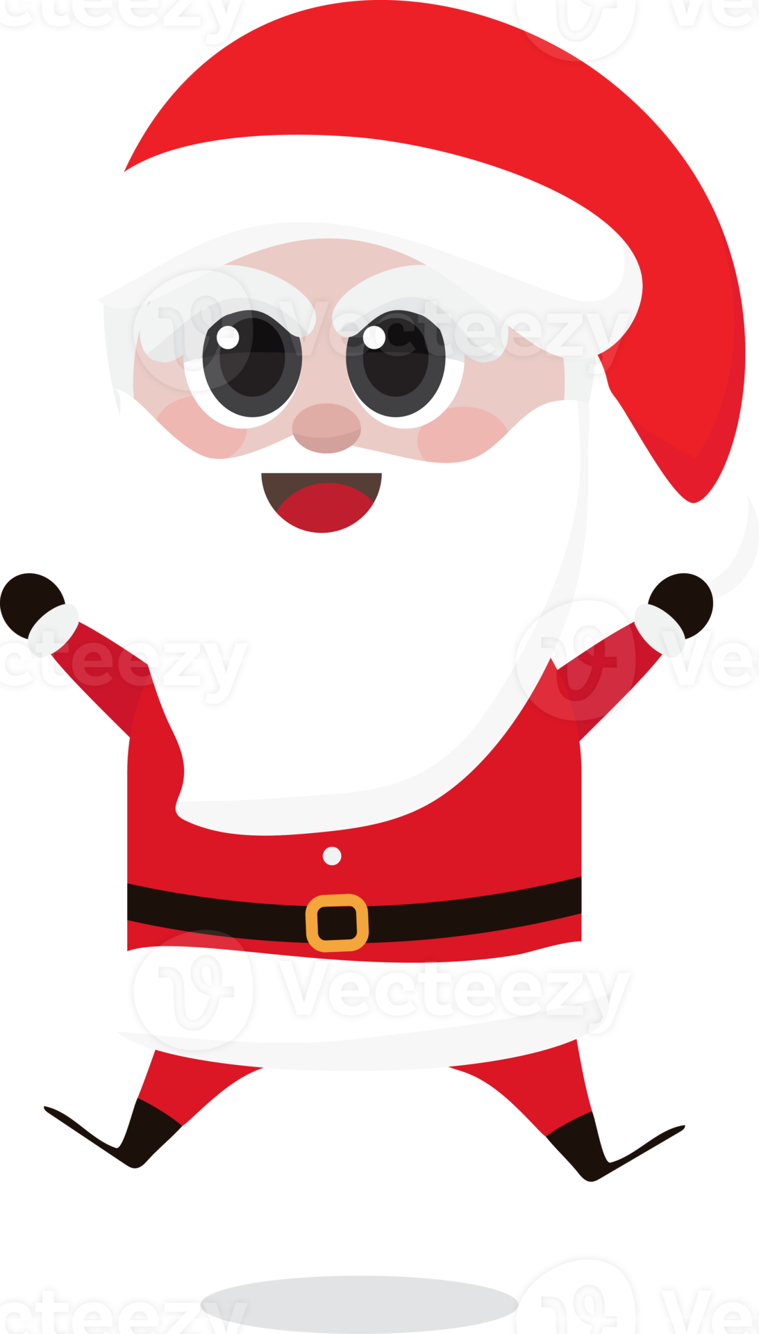 Cute Funny Santa Claus 12163113 Png