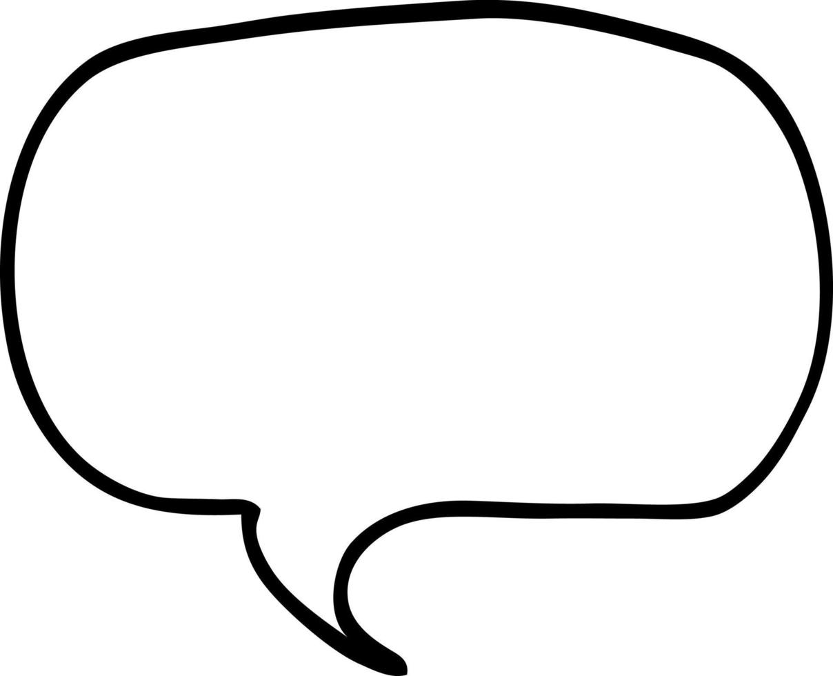 line drawing cartoon speech bubble 12167936 Vector Art at Vecteezy