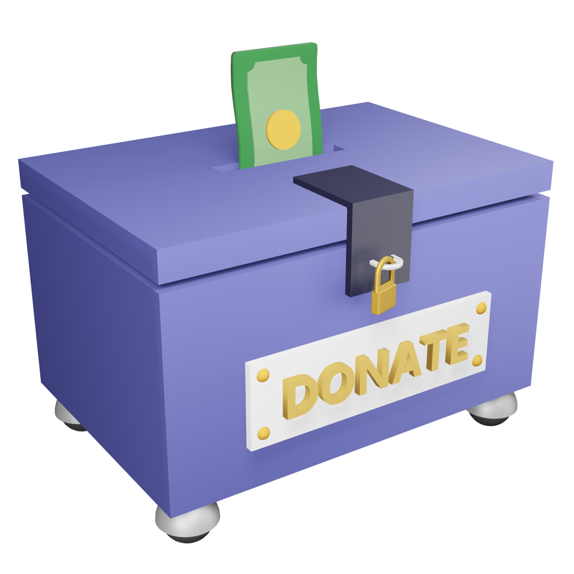 3D Illustration Donation Box 12171718 PNG 3D Illustration Donation Box 12171718 PNG