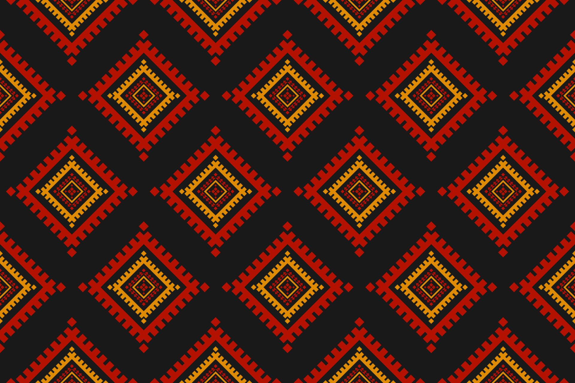 Geometric Ethnic Seamless Pattern Traditional 12175786 Vector Art At