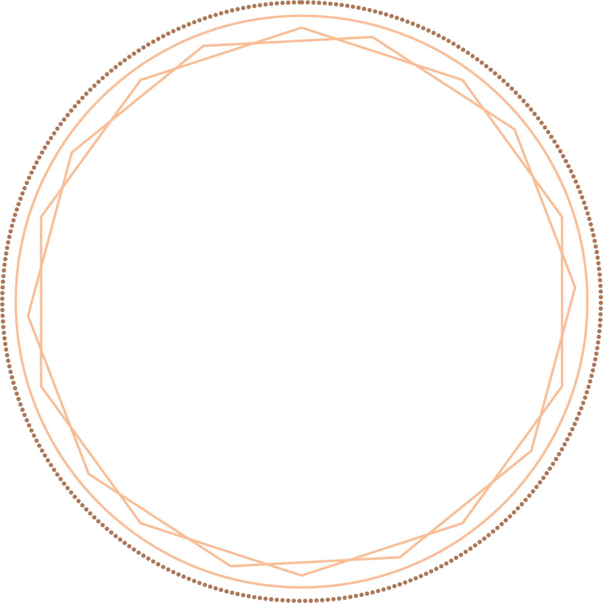 Circular Border Frames Isolated on White Background. Trendy design ...