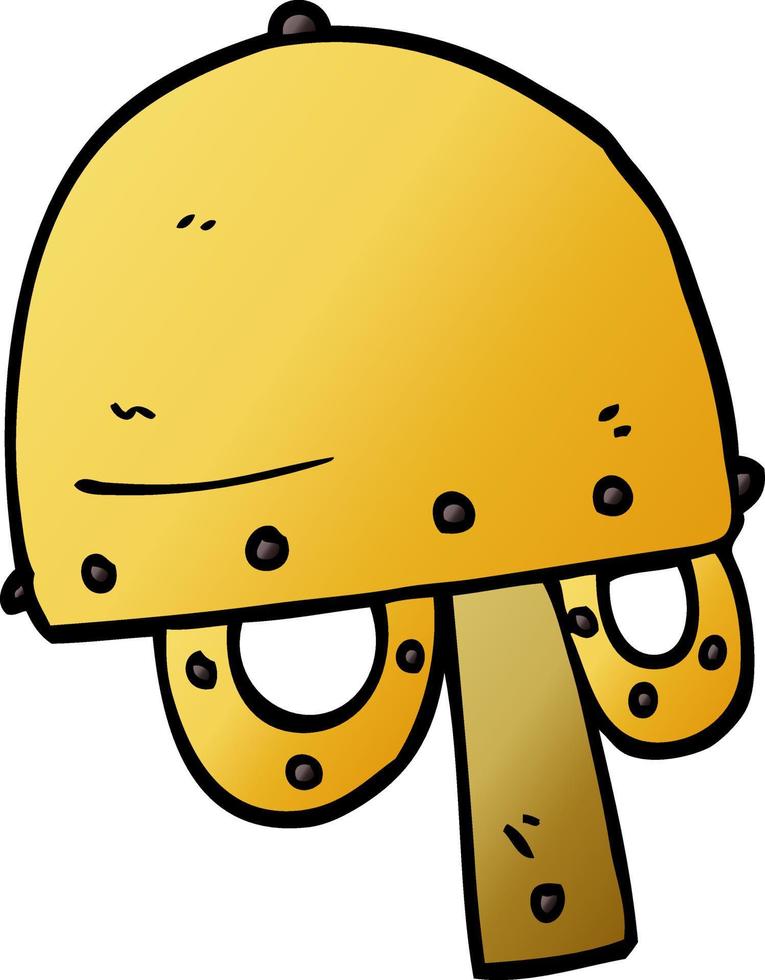Cartoon Doodle Viking Helmet 12182463 Vector Art At Vecteezy