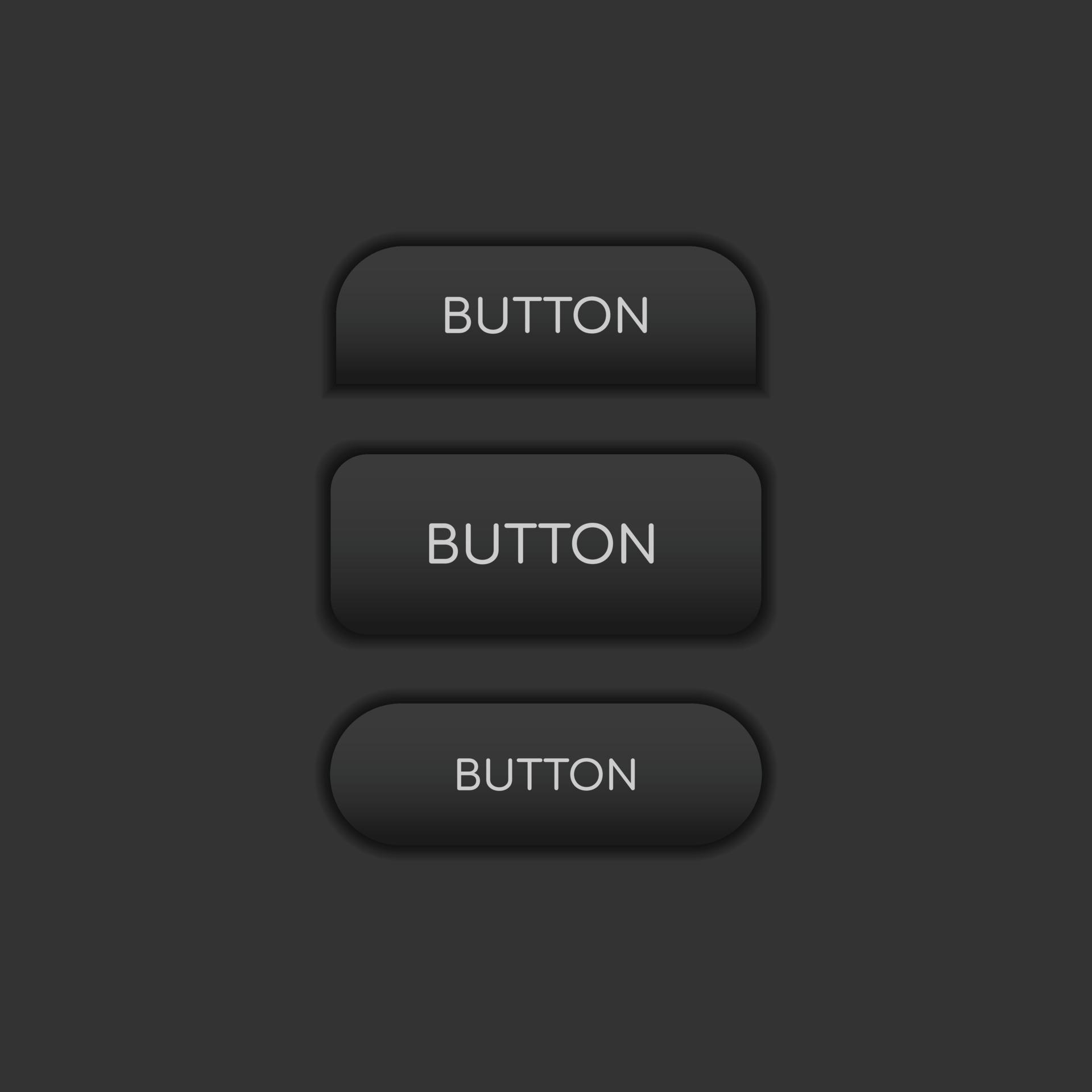 Web and ui application color button on dark background 12185876 Vector Art at Vecteezy