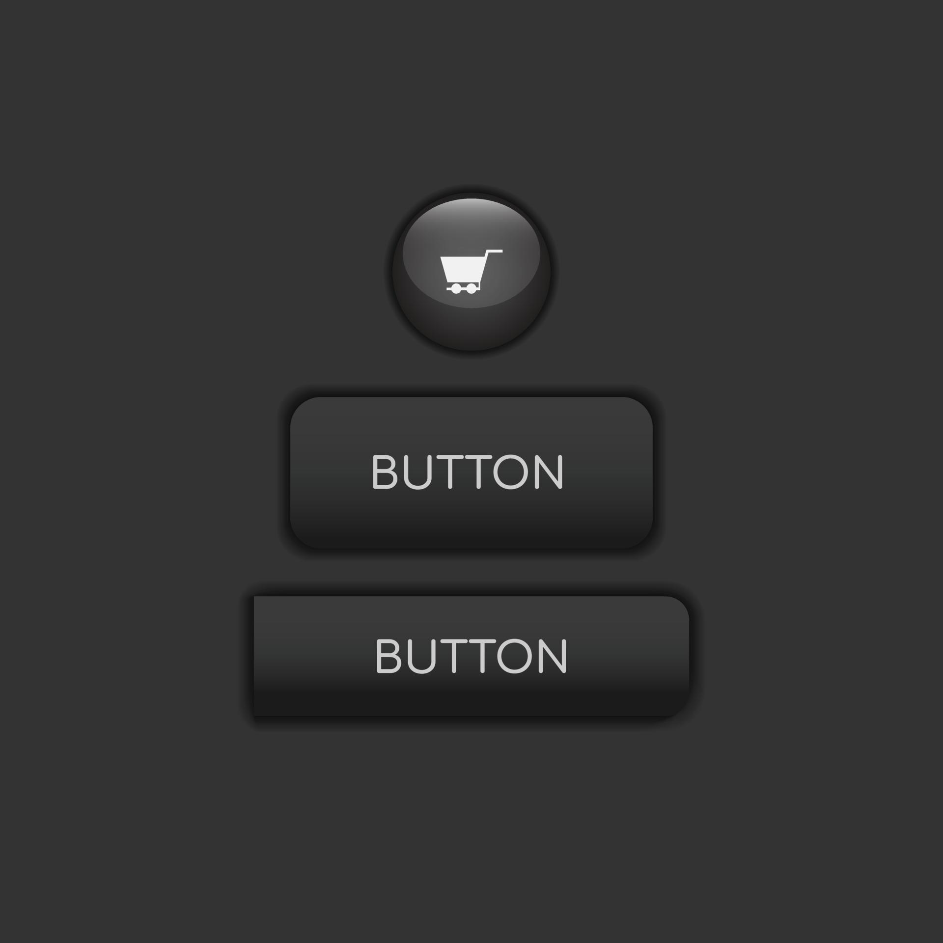 Web and ui application color button on dark background 12185890 Vector Art at Vecteezy