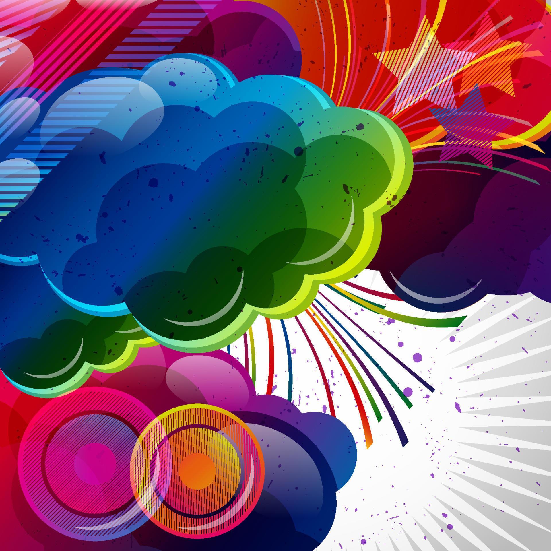 Abstract background with colorful elements.Vector illustration ...