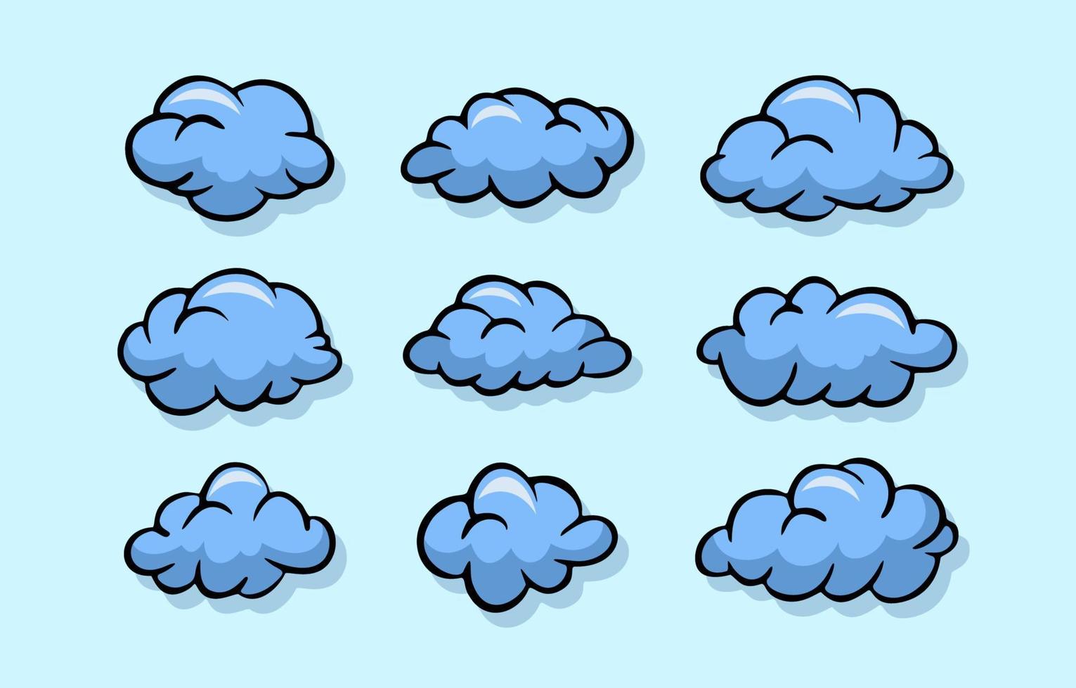 Doodle Cloud Icons Set 12188925 Vector Art at Vecteezy Doodle Cloud Icons Set 12188925 Vector Art at Vecteezy