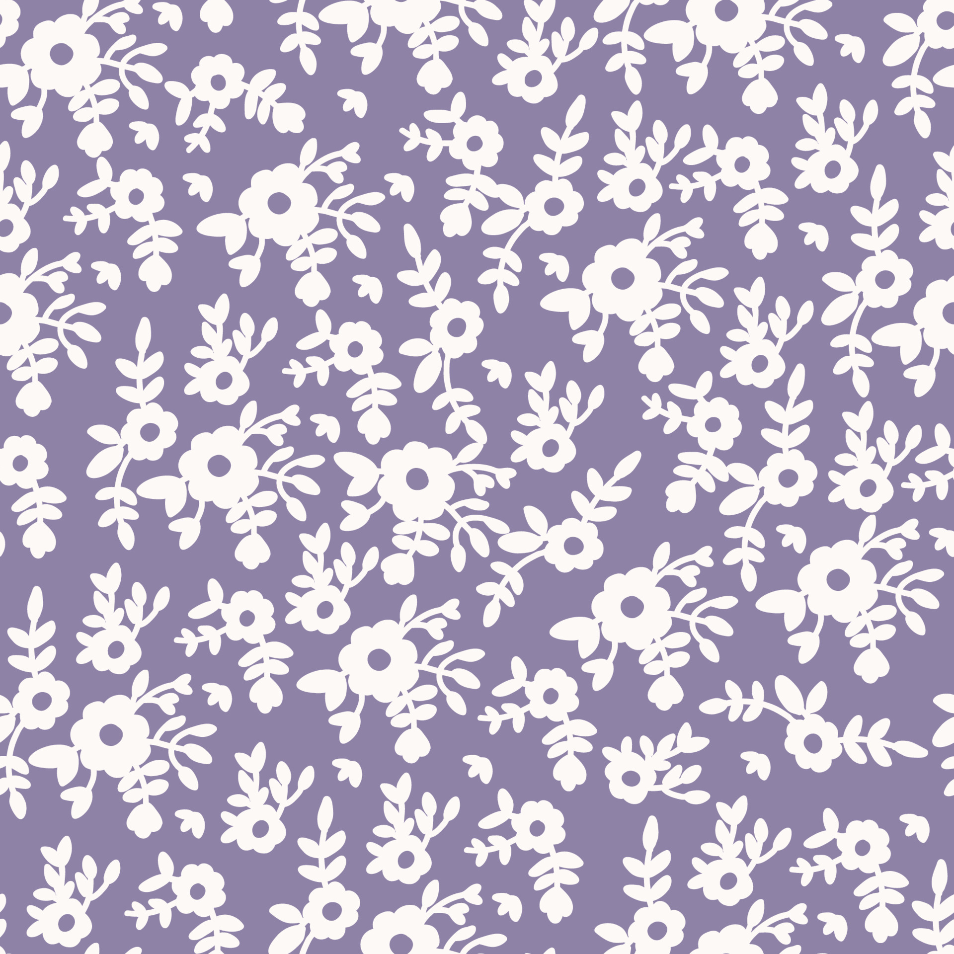 Purple Seamless Floral Pattern 12190651 Vector Art at Vecteezy