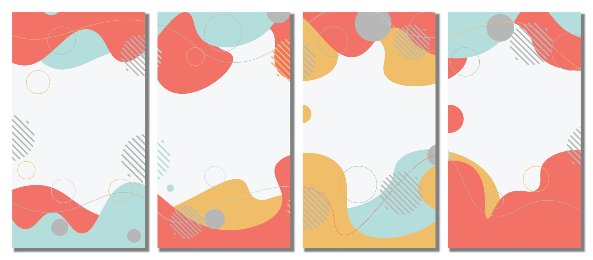 Abstract colorful template set background. 12194155 Vector Art at Vecteezy Abstract colorful template set background. 12194155 Vector Art at Vecteezy