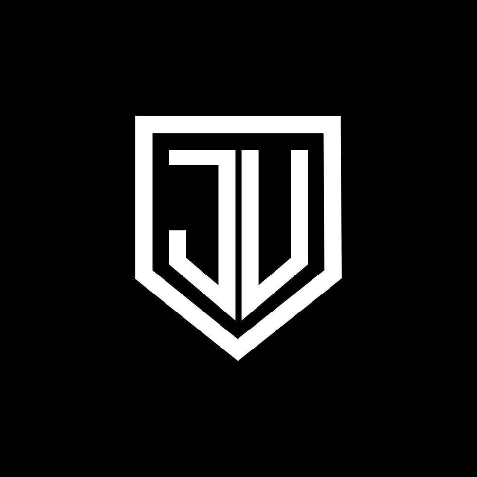 diseño de logotipo de letra ju con fondo negro en illustrator. logotipo ... diseño de logotipo de letra ju con fondo negro en illustrator. logotipo ...
