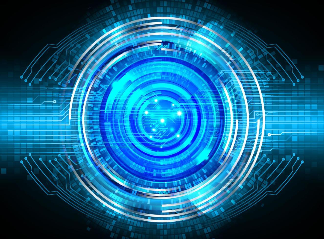 Modern Technology Background with eye 12195029 Vector Art at Vecteezy