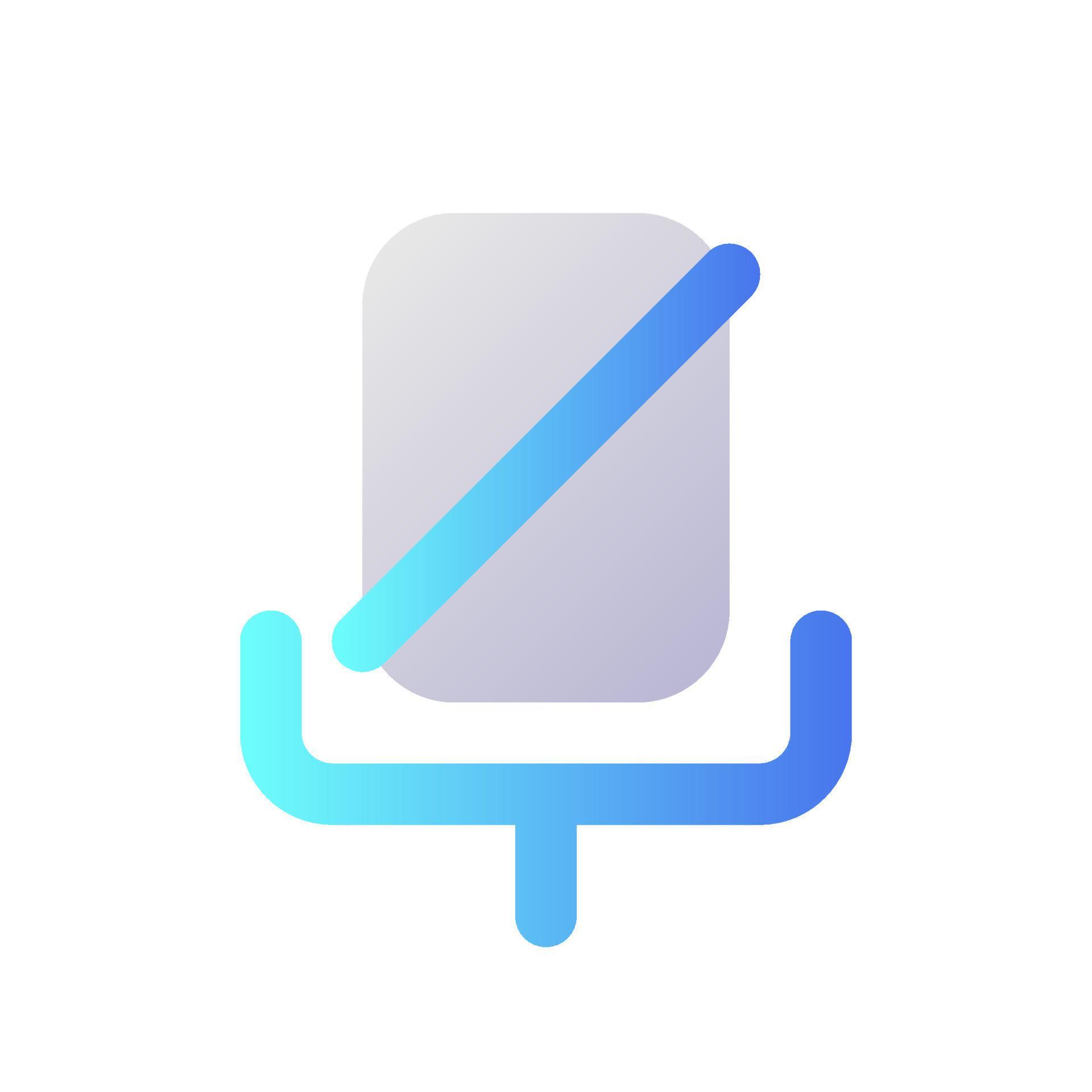 Turn Off Microphone Pixel Perfect Flat Gradient Two Color Ui Icon Do