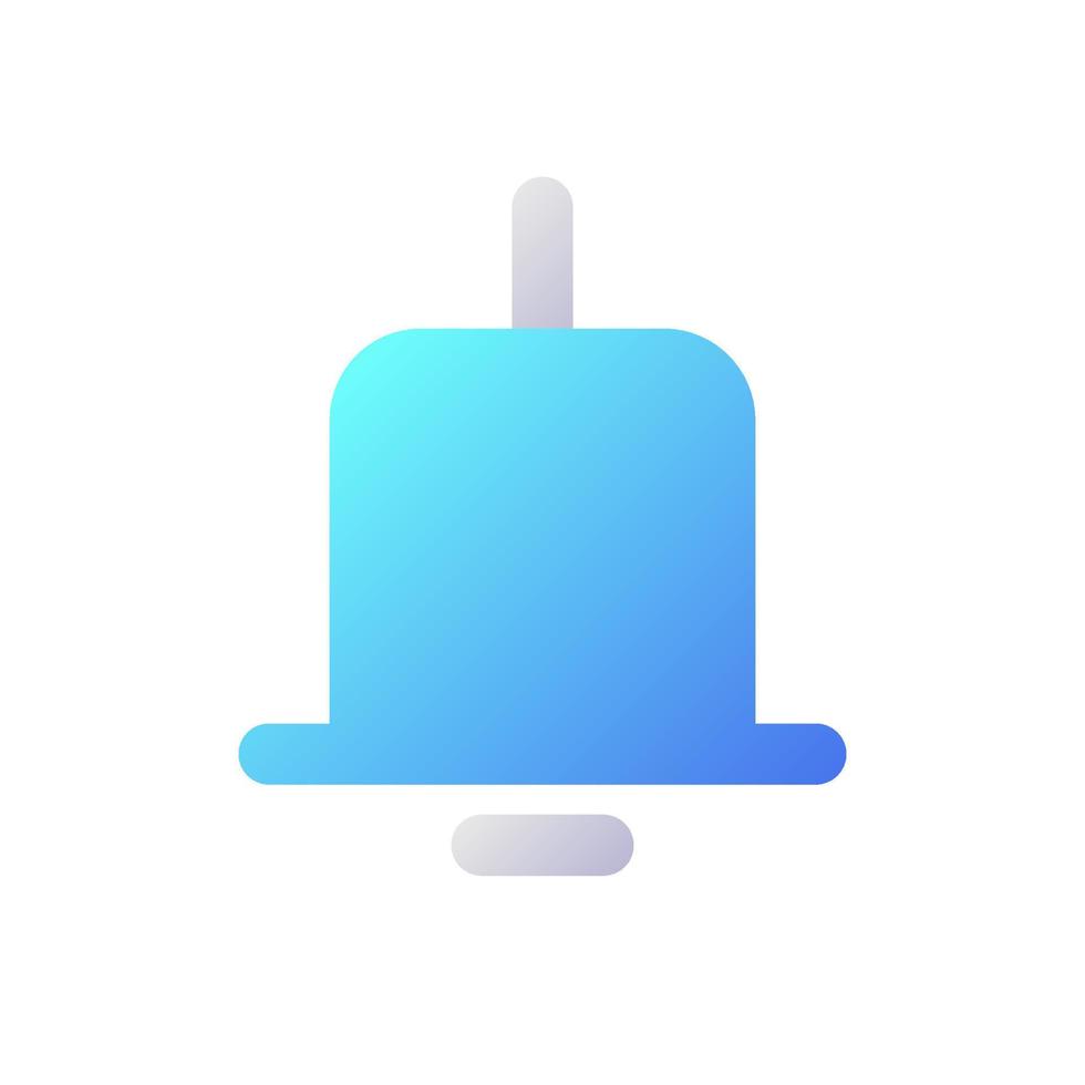 Notification pixel perfect flat gradient two-color ui icon. New message ...
