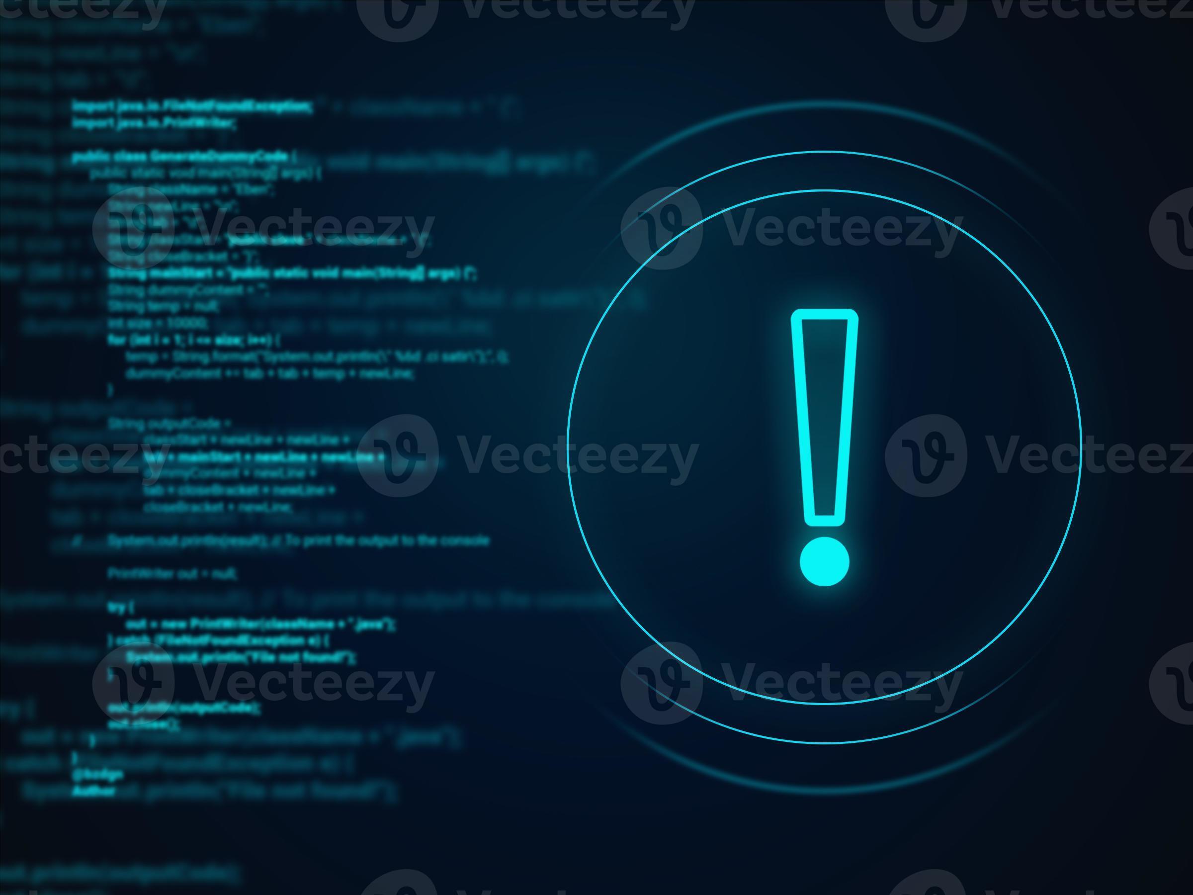 Correctly writing computer code. Technological infographic. 12203788 ...