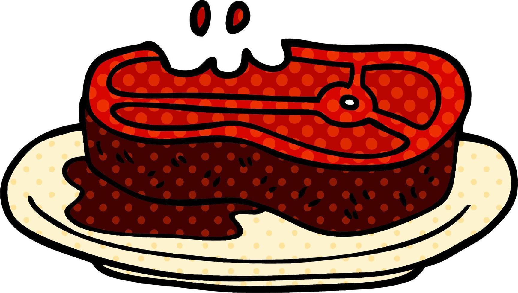 Cartoon Doodle Rare Steak 12211648 Vector Art At Vecteezy