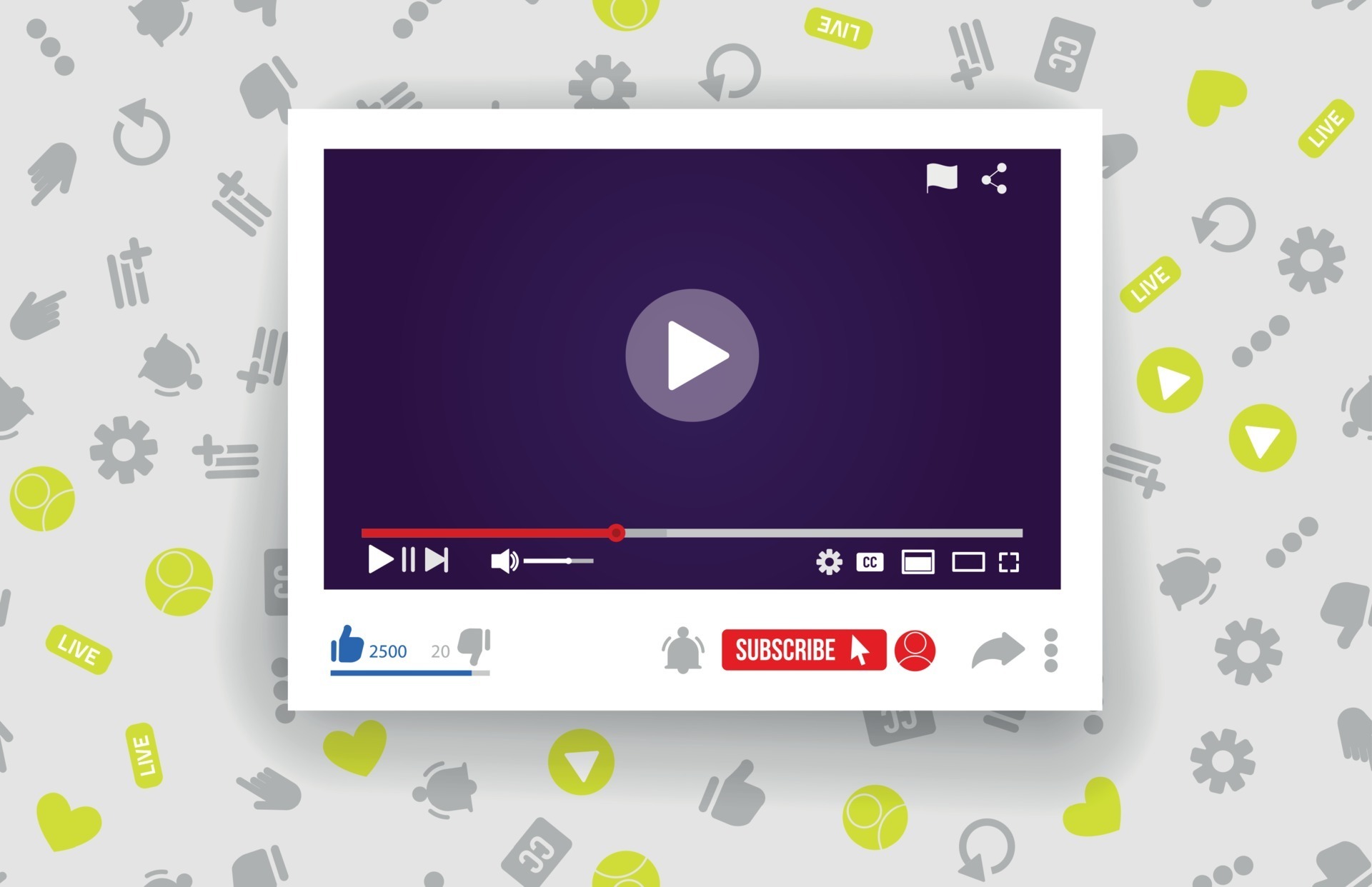 Video Player Vector illustration 12217759 Vector Art at Vecteezy Video Player Vector illustration 12217759 Vector Art at Vecteezy