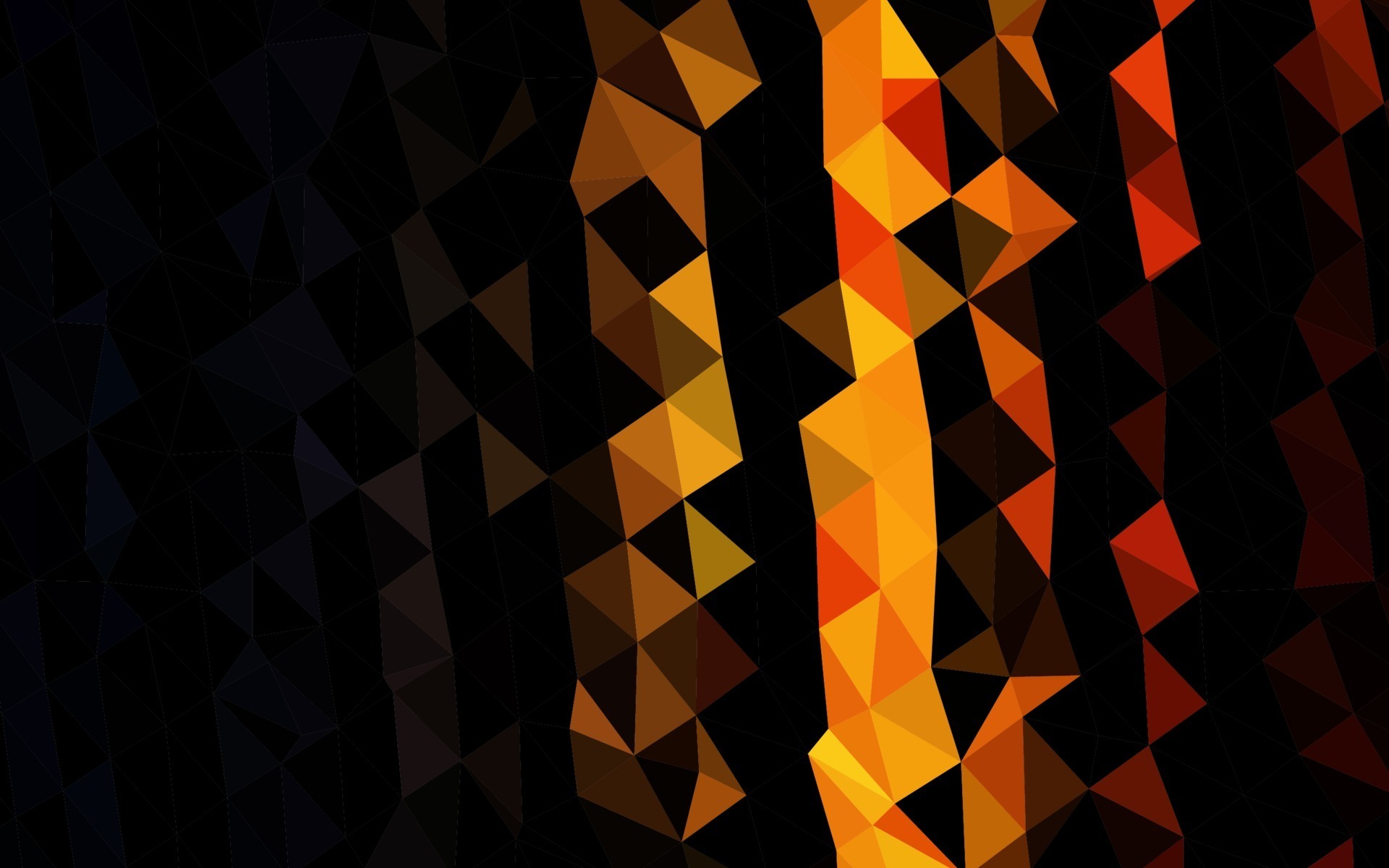 Dark Orange Vector Shining Triangular Pattern 12224217 Vector Art At Vecteezy
