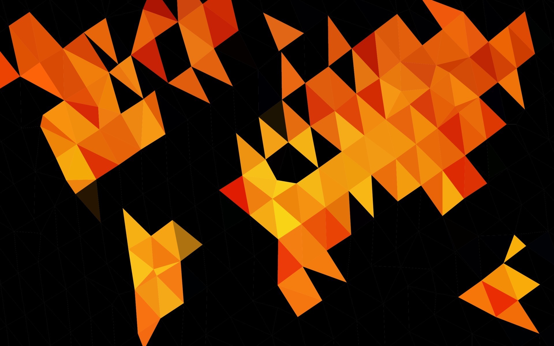 Light Orange Vector Abstract Mosaic Pattern 12224378 Vector Art At