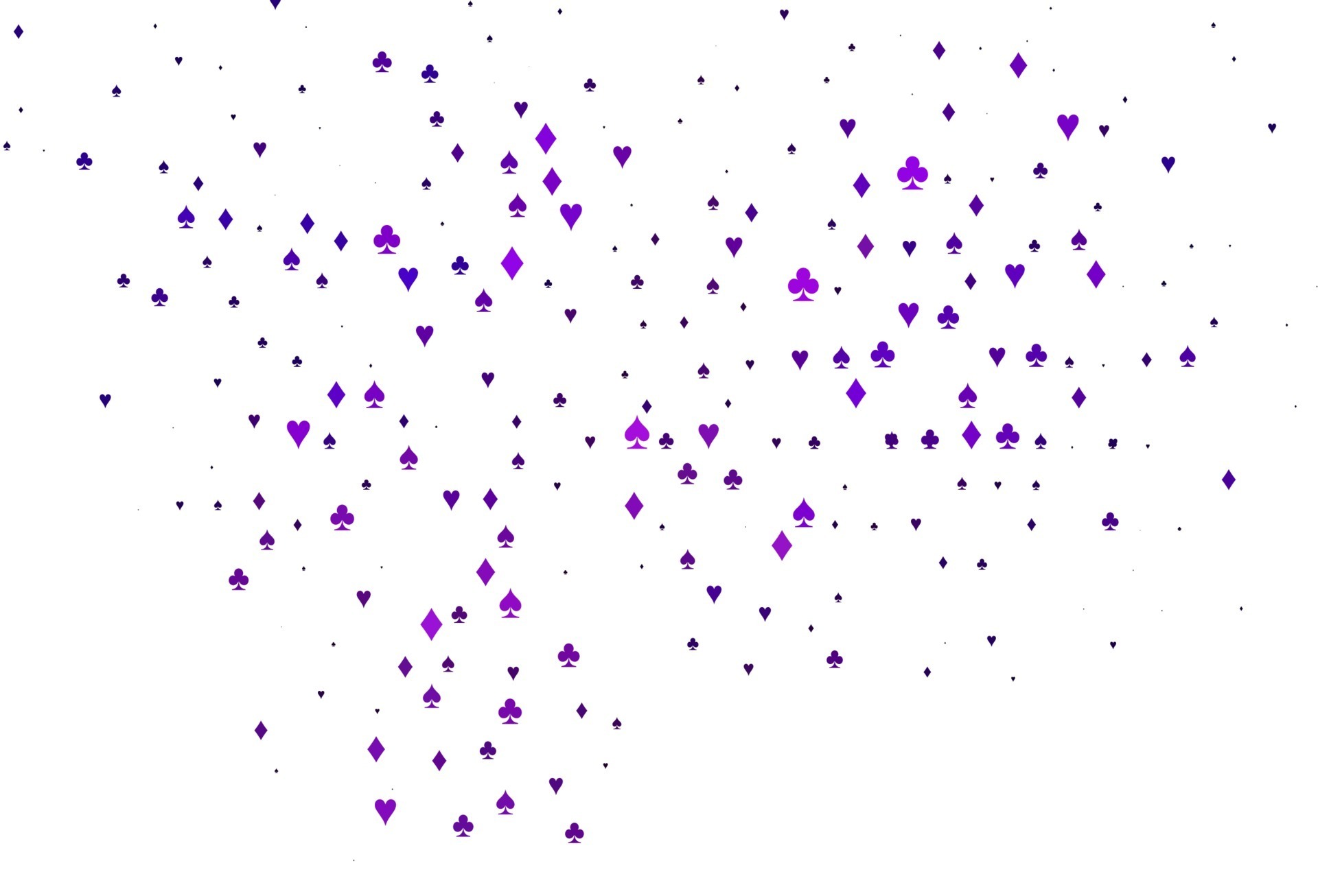 Light Purple vector background with cards signs. 12225380 Vector Art at ...