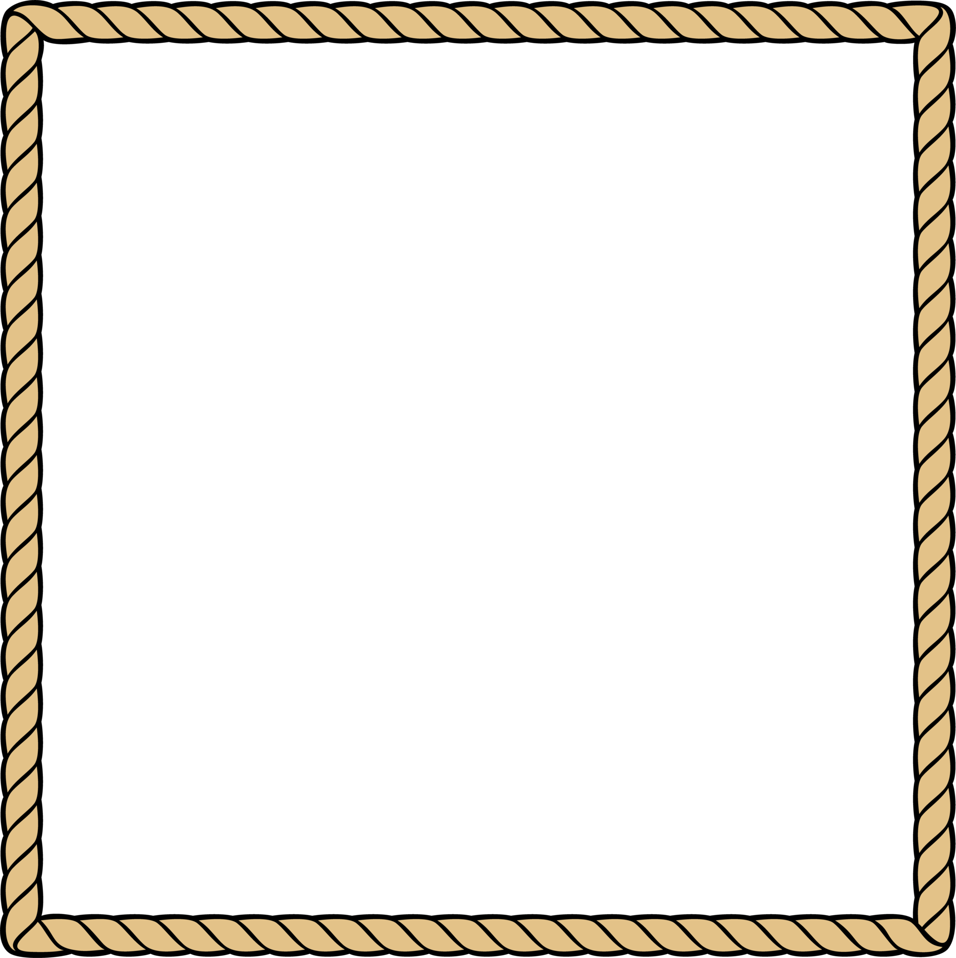 Rope Frame - Square Design 12227535 PNG Rope Frame - Square Design 12227535 PNG