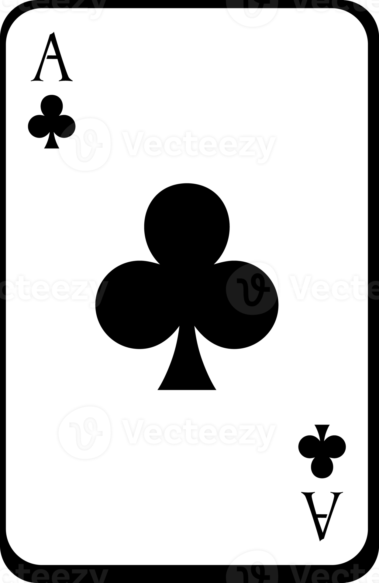 Playing Card - Ace of Clubs 12227682 PNG