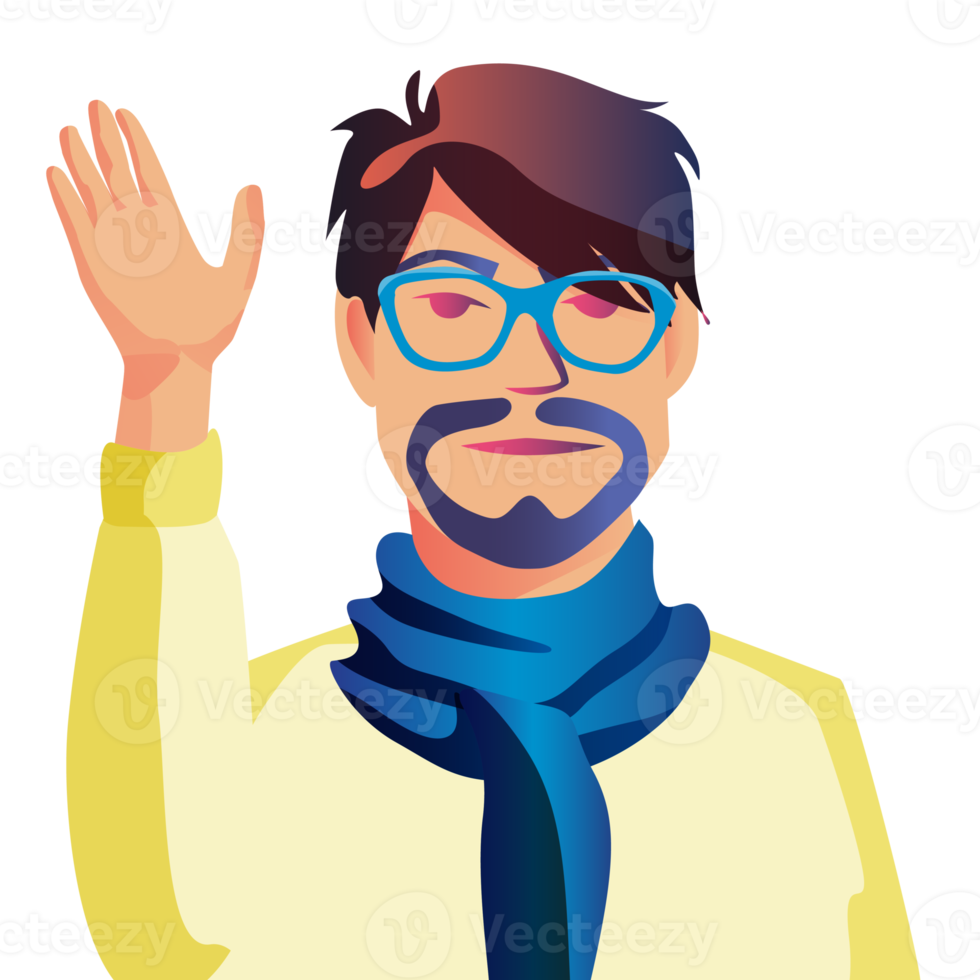 People smile man happy PNG Flat Design 12228578 PNG