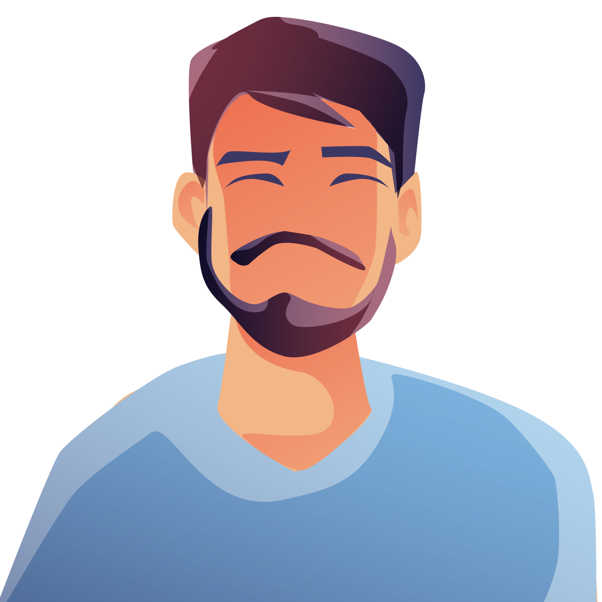 People smile man happy PNG Flat Design 12228583 PNG