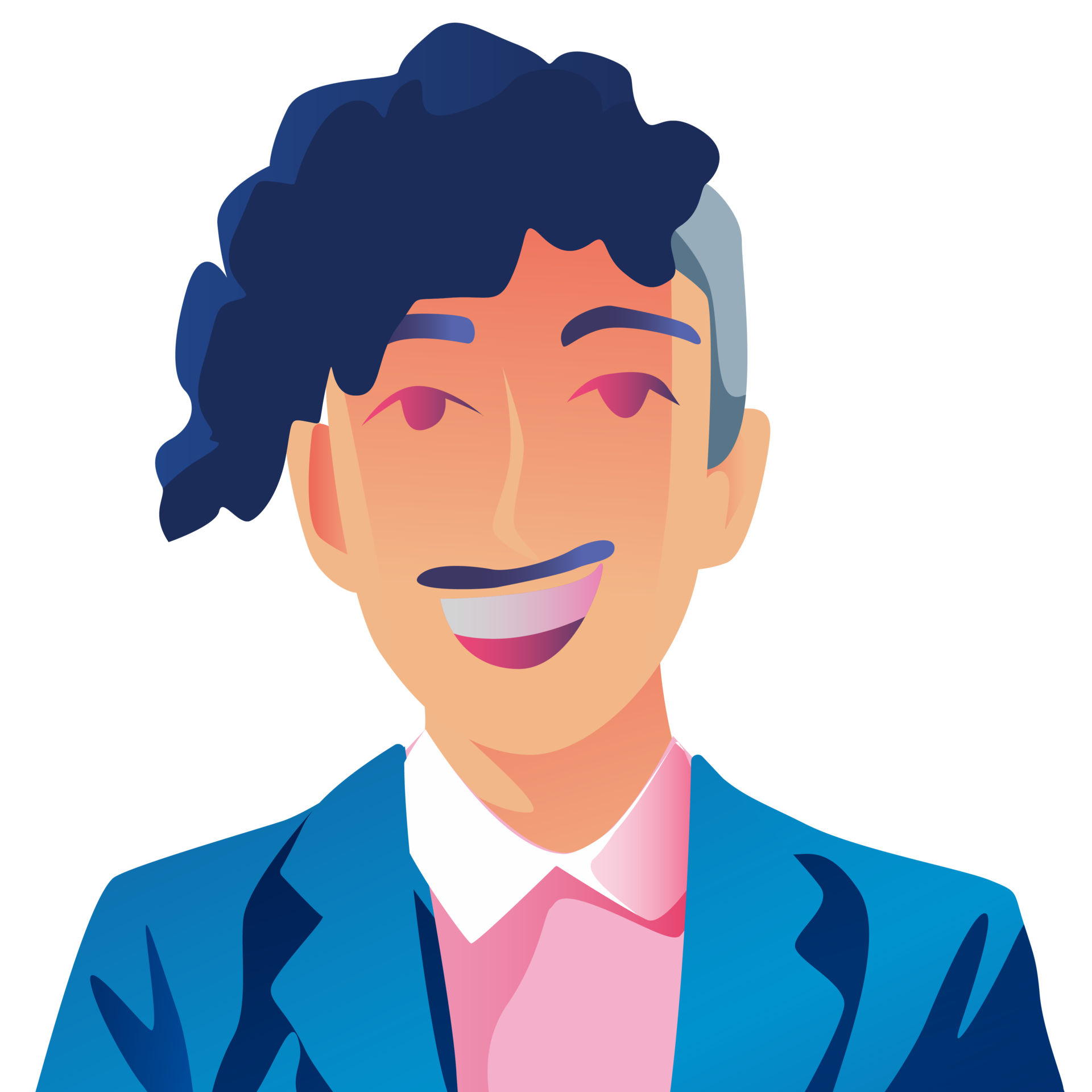 People smile man happy PNG Flat Design 12228585 PNG