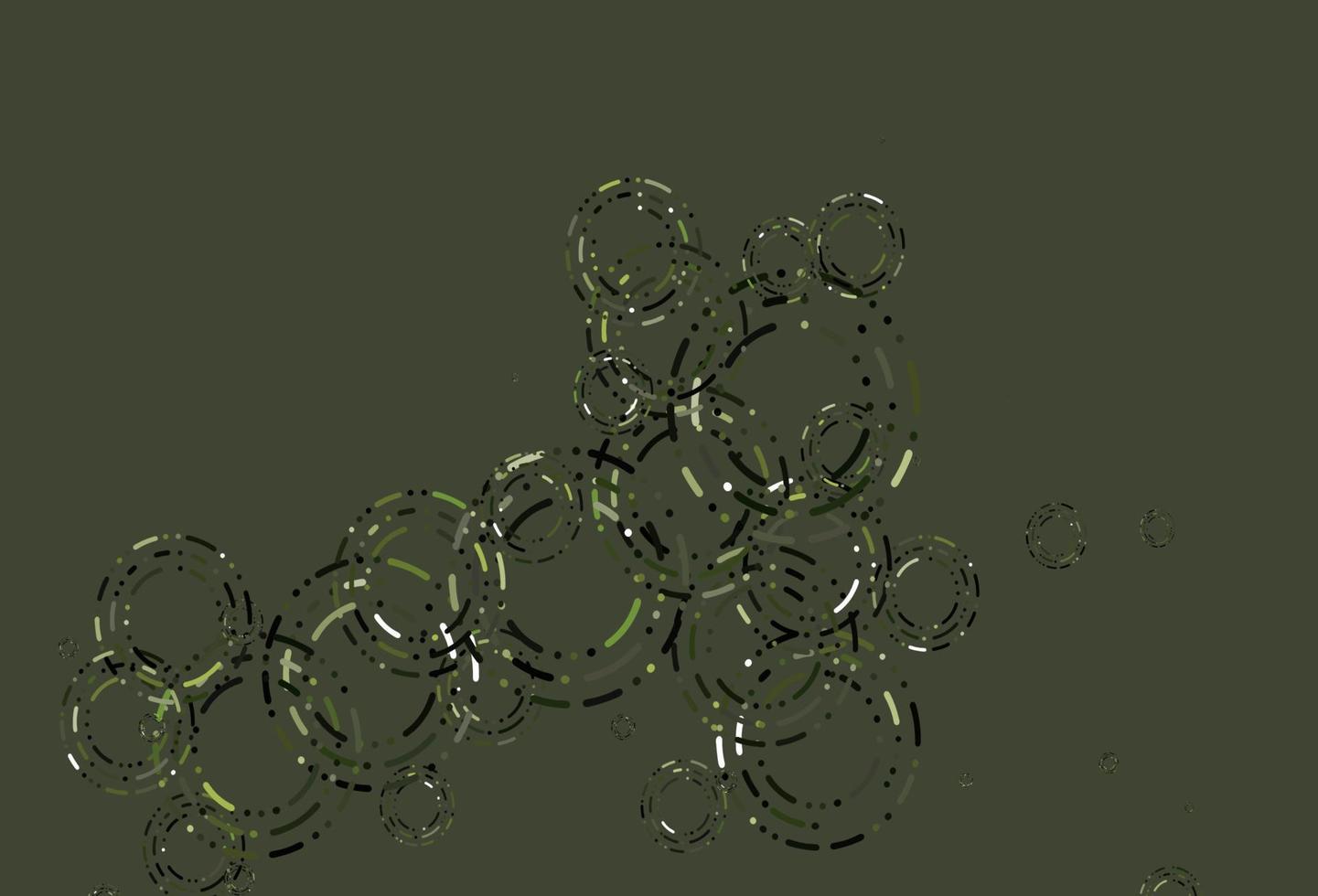 Plantilla De Vector Verde Claro Con Círculos 12229204 Vector En Vecteezy