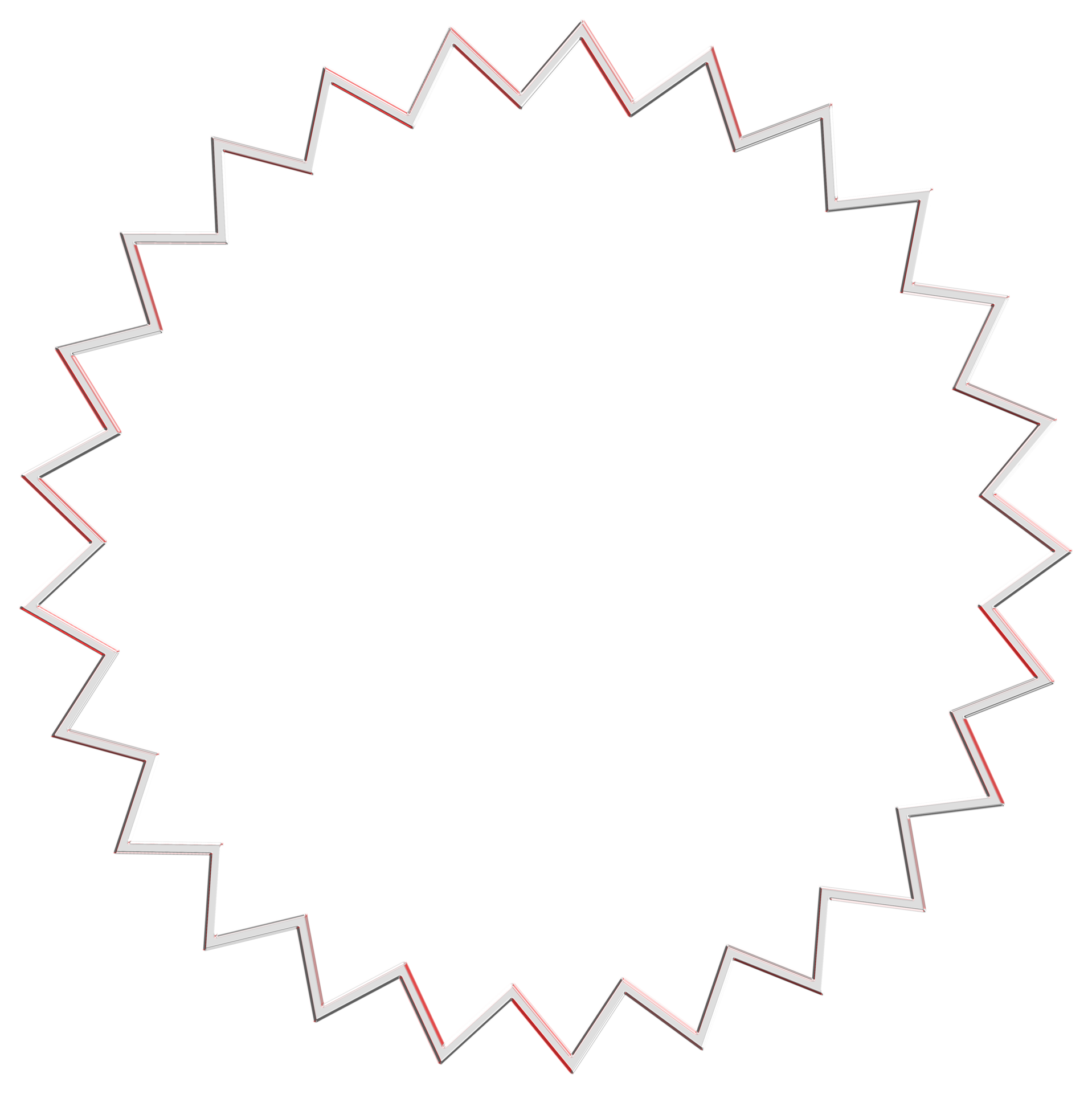 geometric-shape-with-chrome-effect-minimal-star-shapes-set-of-ethnic