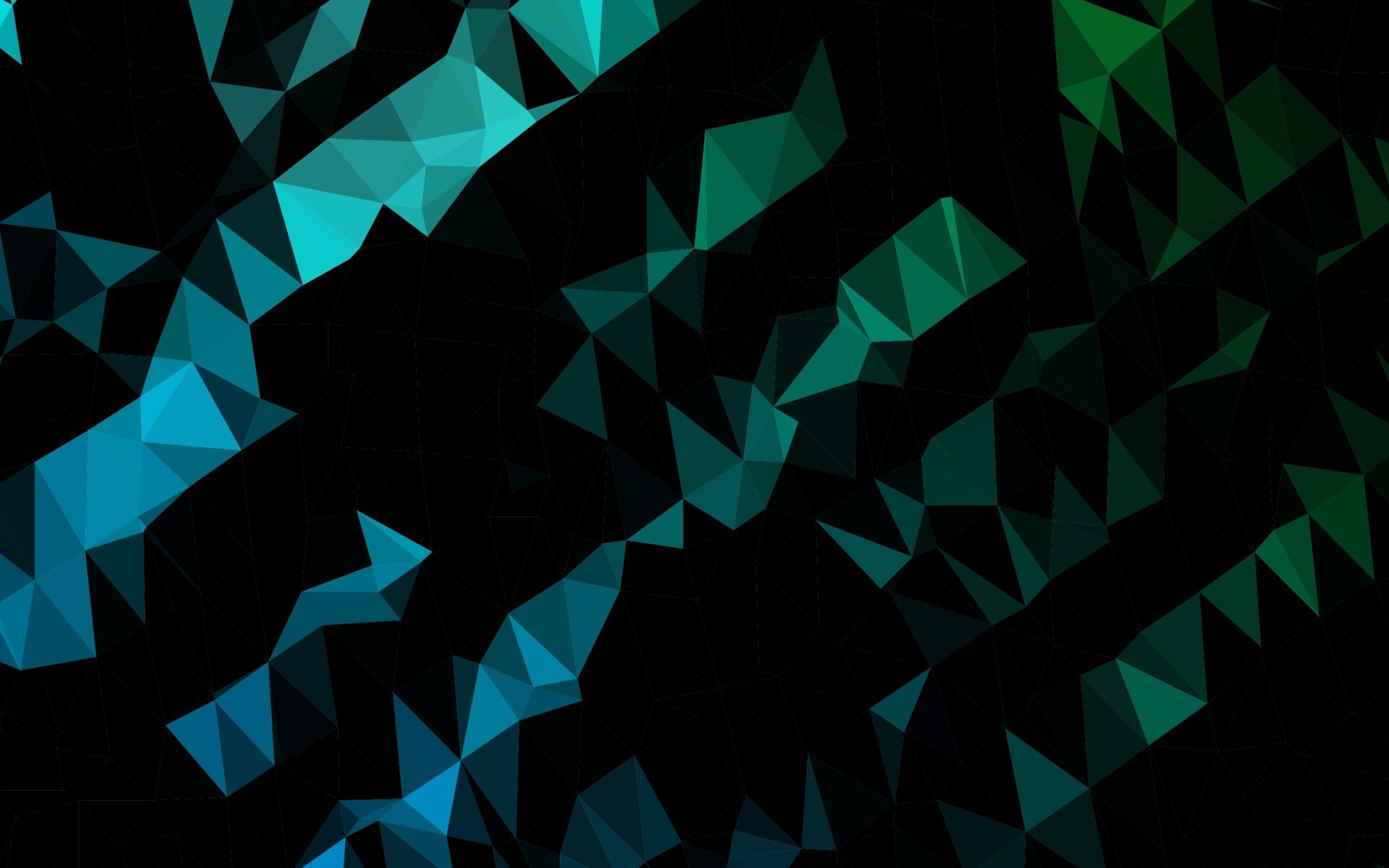 Dark Blue Green Vector Polygon Abstract Layout 12230410 Vector Art At