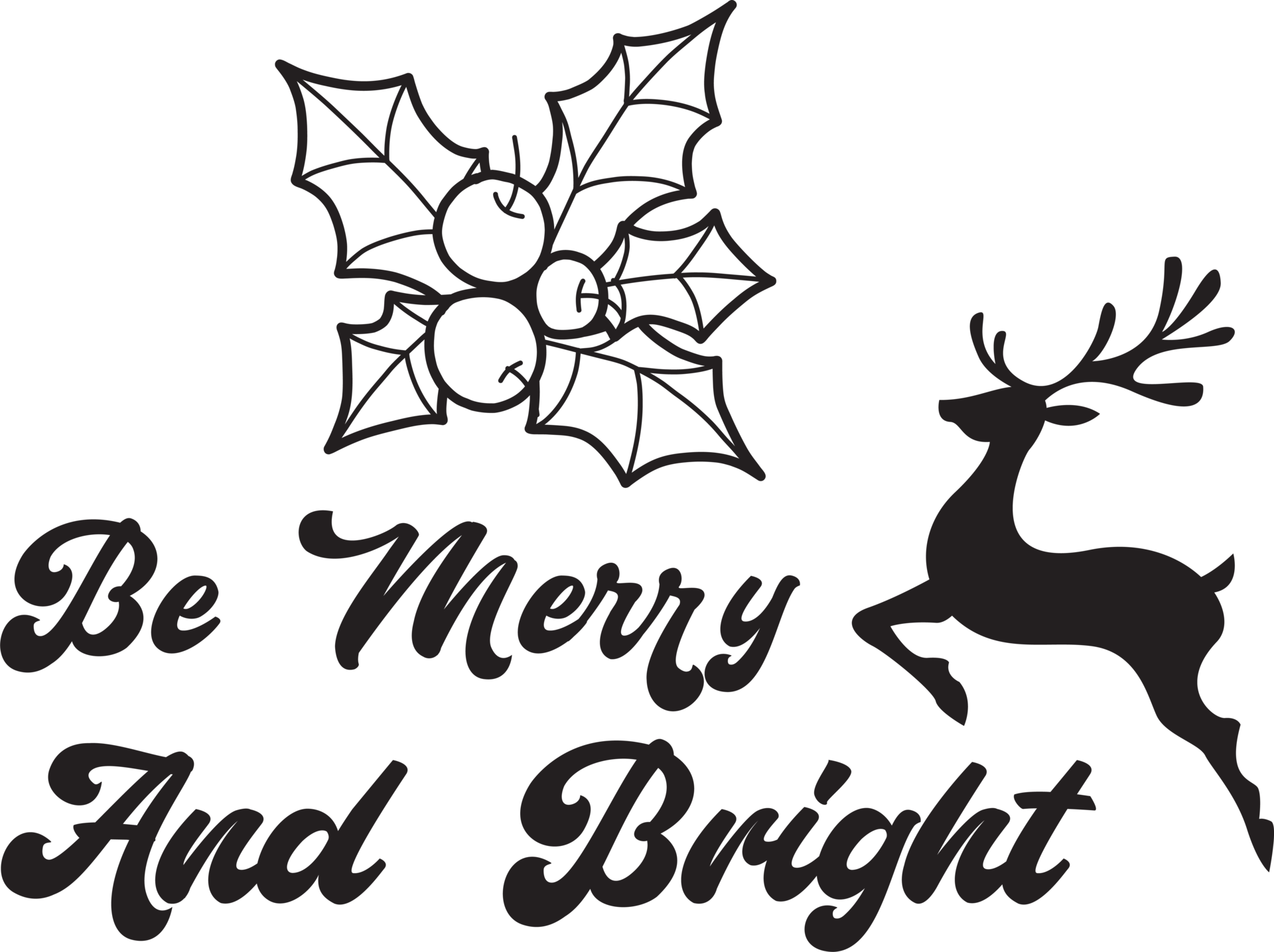 Be Merry And Bright Lettering And Quote Illustration 12230568 PNG be-merry-and-bright-lettering-and-quote-illustration-12230568-png
