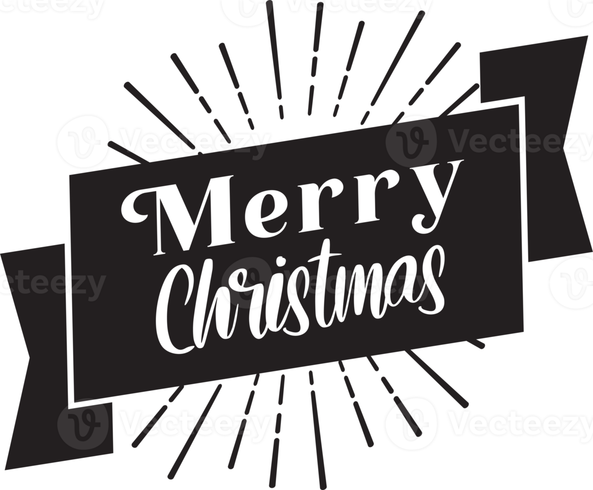 Merry Christmas Lettering And Quote Illustration 12230876 Png