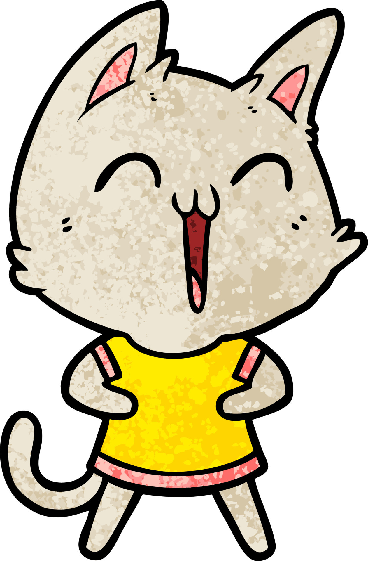 gato feliz de dibujos animados 12234351 Vector en Vecteezy gato feliz de dibujos animados 12234351 Vector en Vecteezy