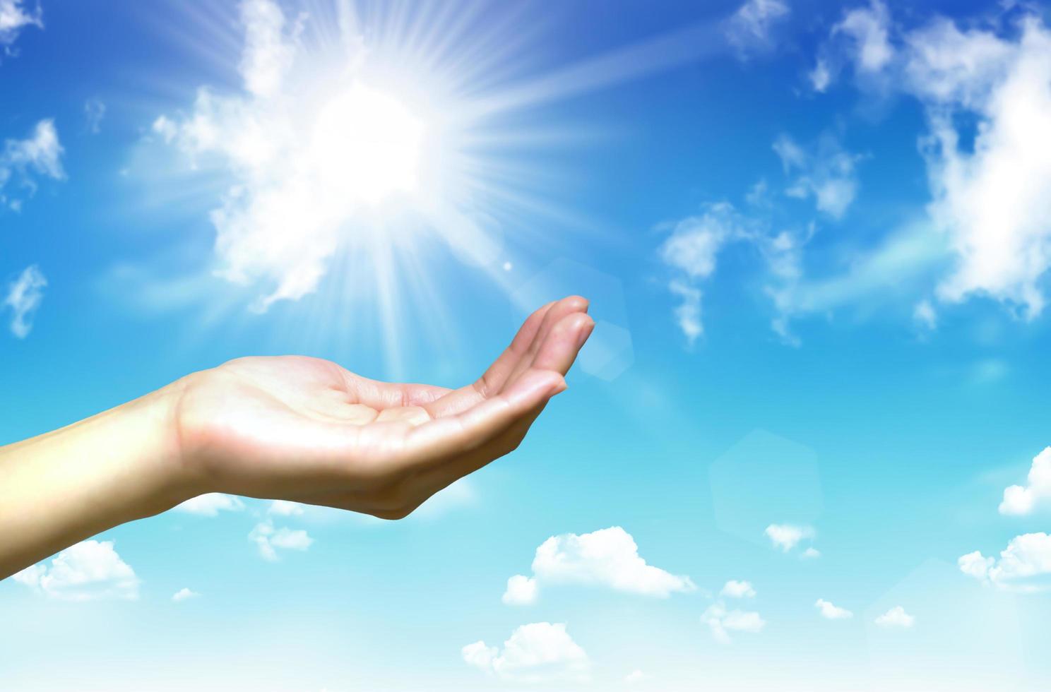 Touching the Sun 12235109 Stock Photo at Vecteezy