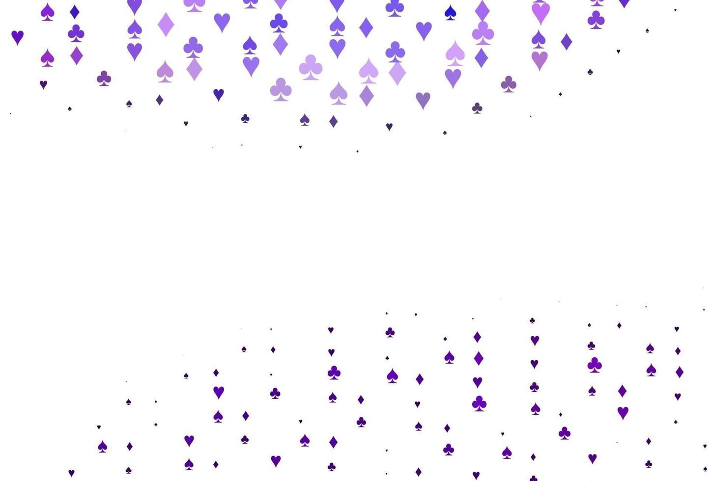 Light Purple vector background with cards signs. 12236785 Vector Art at ...