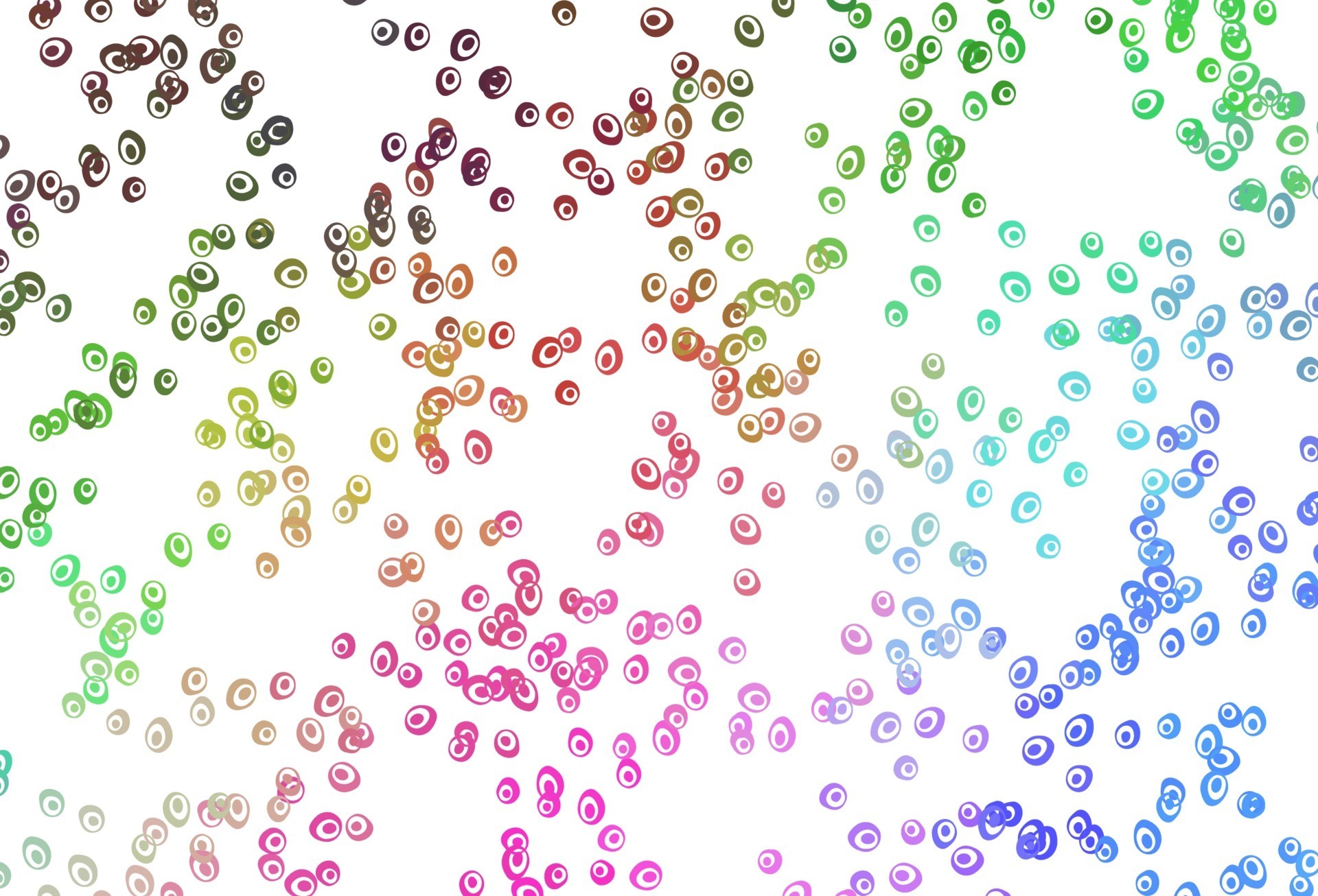Light Multicolor Rainbow Vector Texture With Disks 12239700 Vector