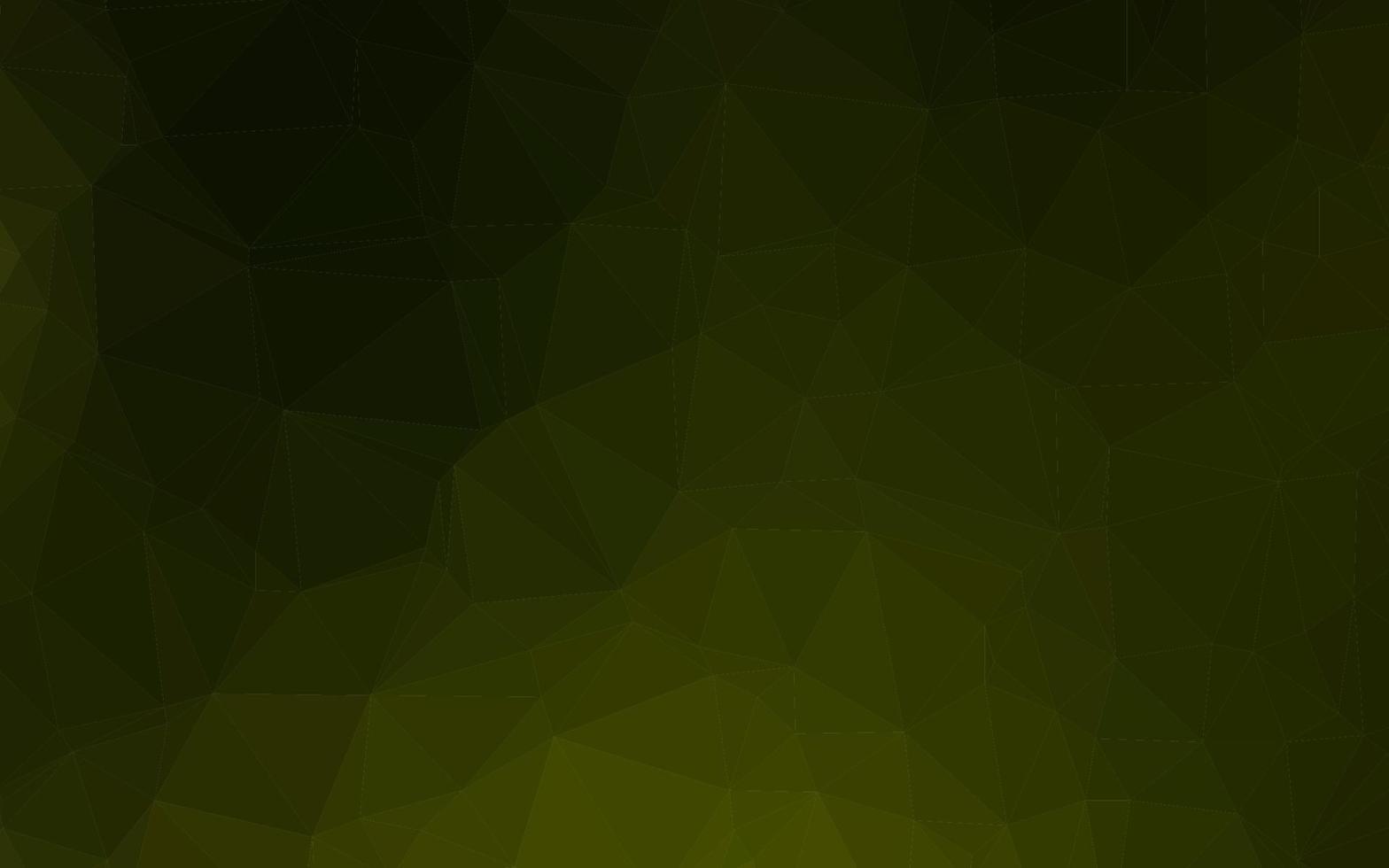 Dark Green Vector Shining Triangular Background 12240583 Vector Art At