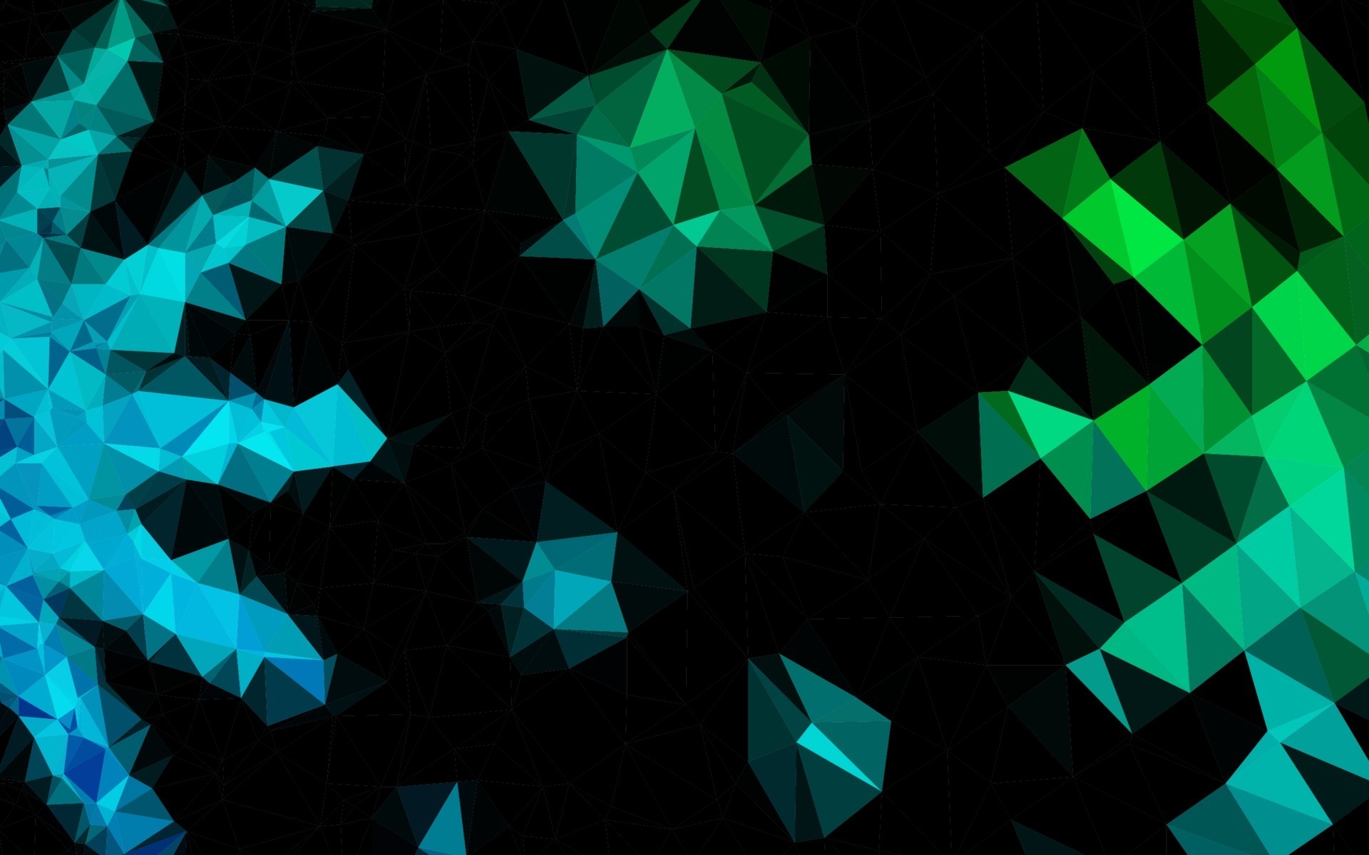 Dark Blue Green Vector Abstract Polygonal Texture 12240696 Vector Art