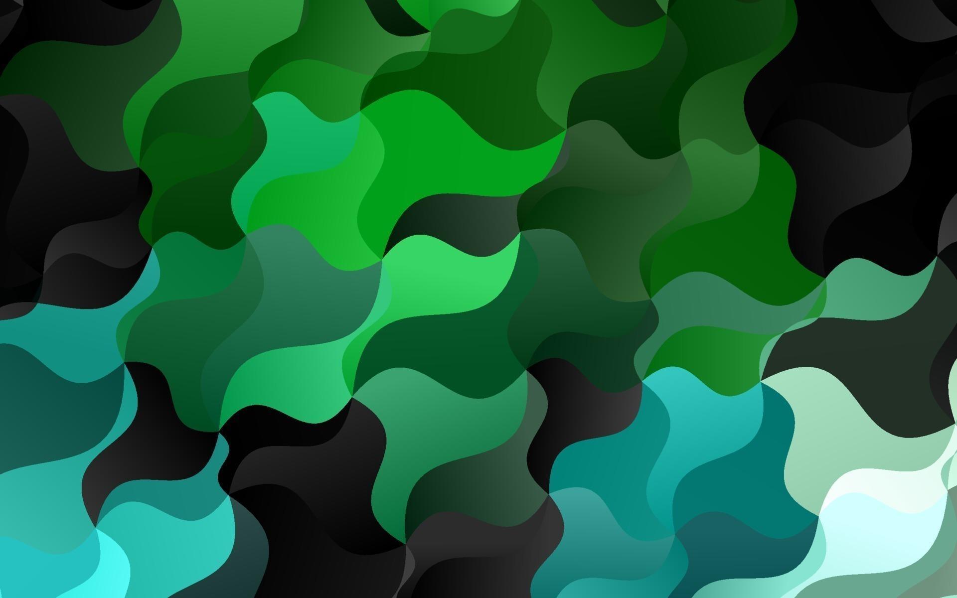 Light Blue Green Vector Pattern With Bubble Shapes 12241387 Vector