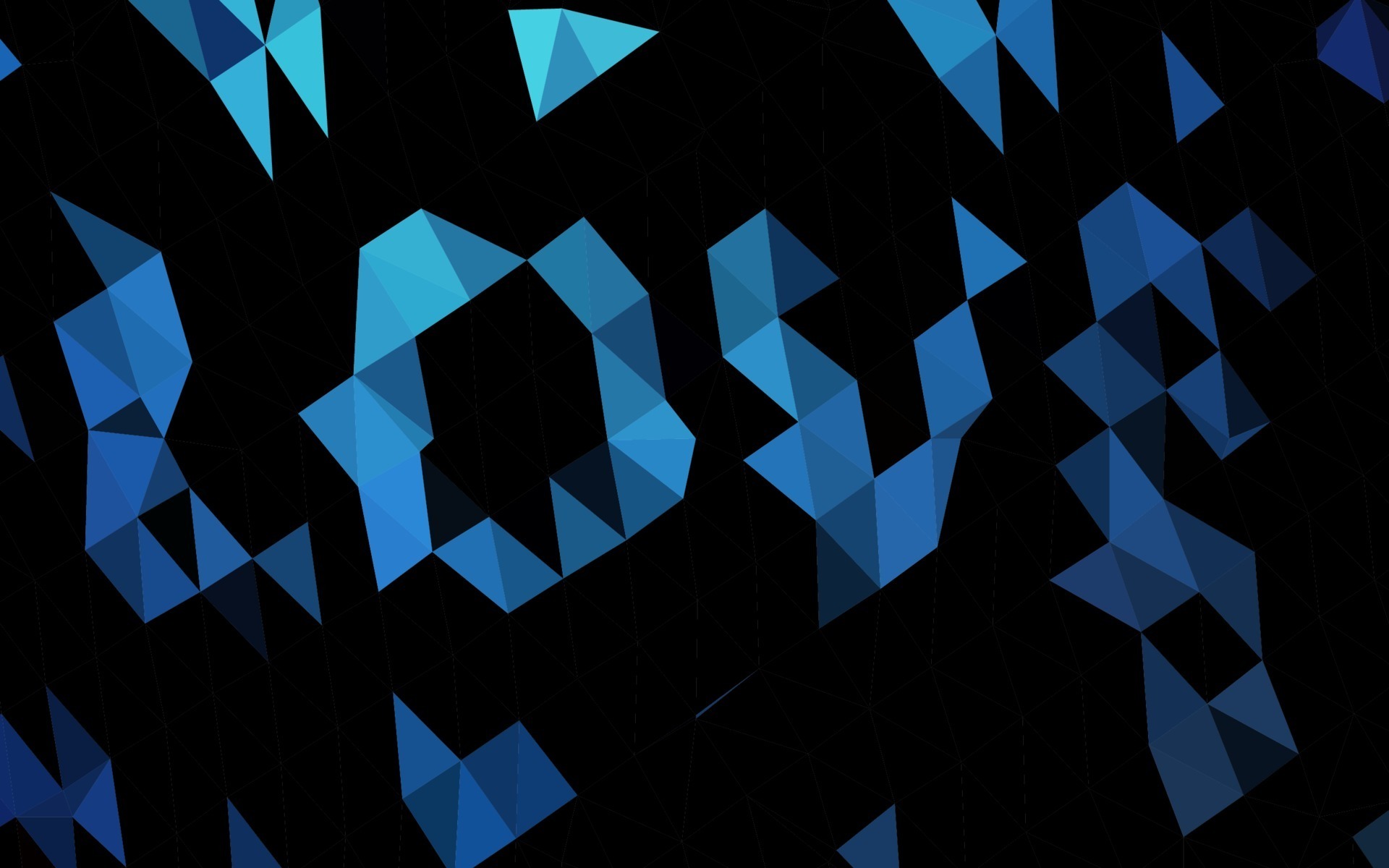 Dark BLUE vector shining triangular pattern. 12242271 Vector Art at ...