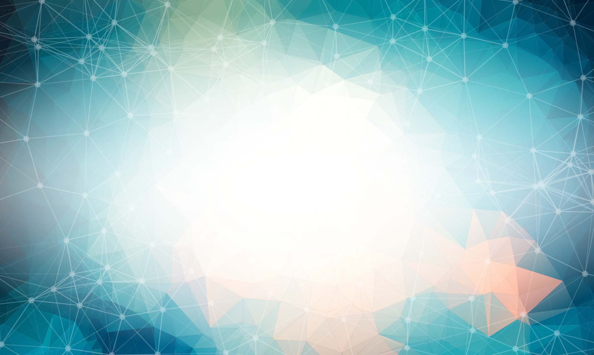 Abstract Dark Green Polygonal Space Background With Connecting Dots And Lines Connection