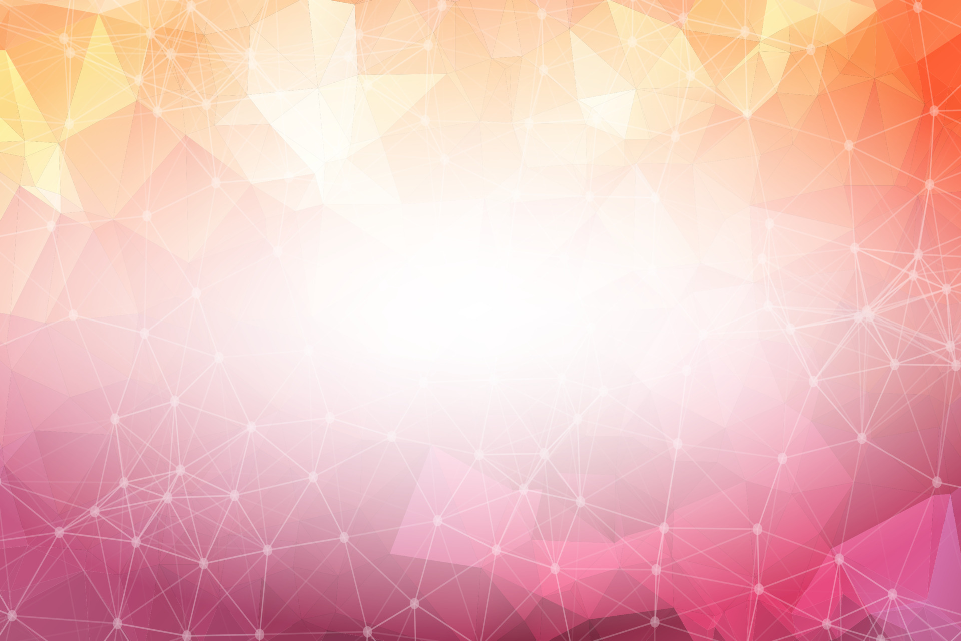 Abstract Pink Polygonal Space Background With Connecting Dots And Lines Connection Structure