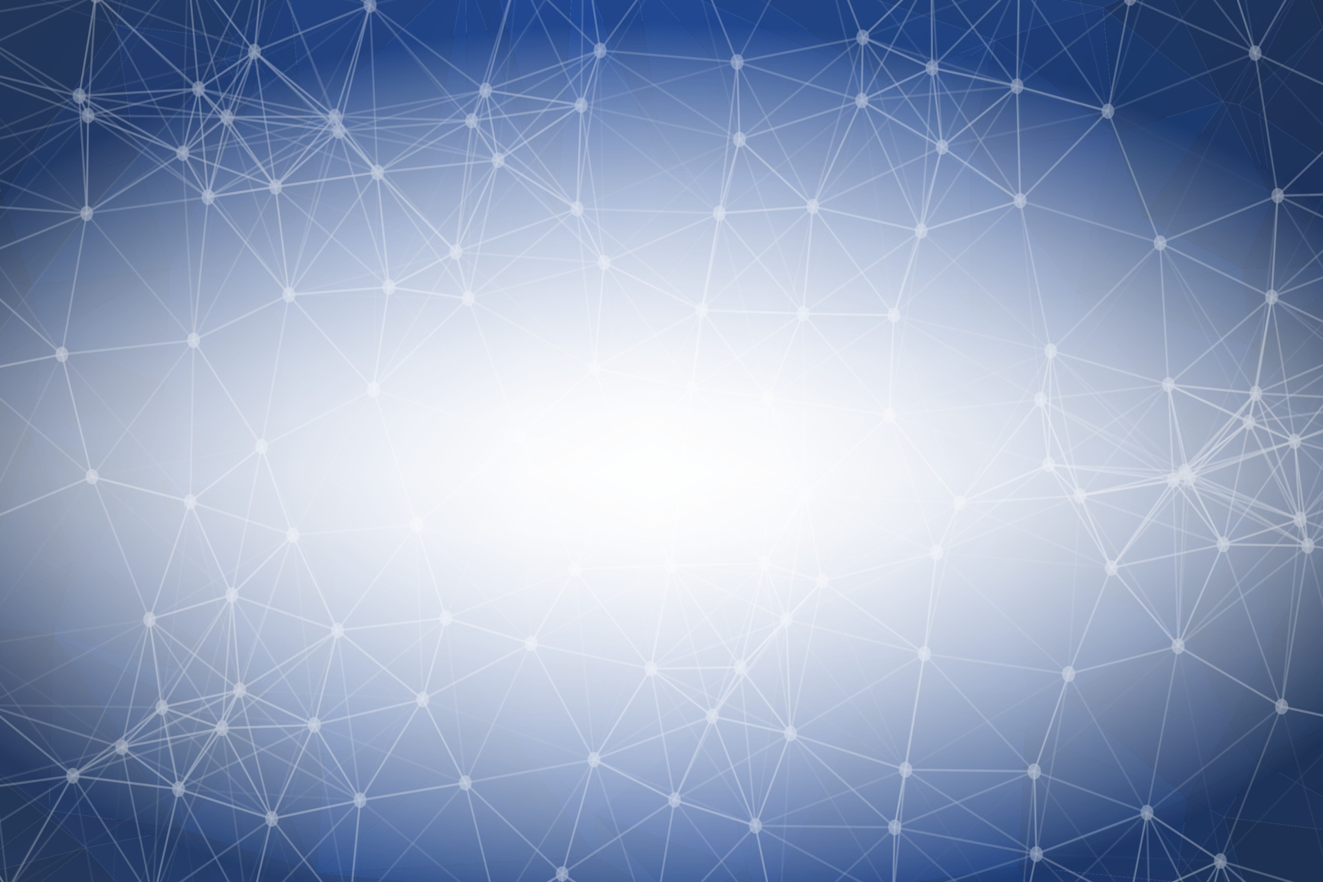 Abstract Blue Polygonal Space Background With Connecting Dots And Lines Connection Structure