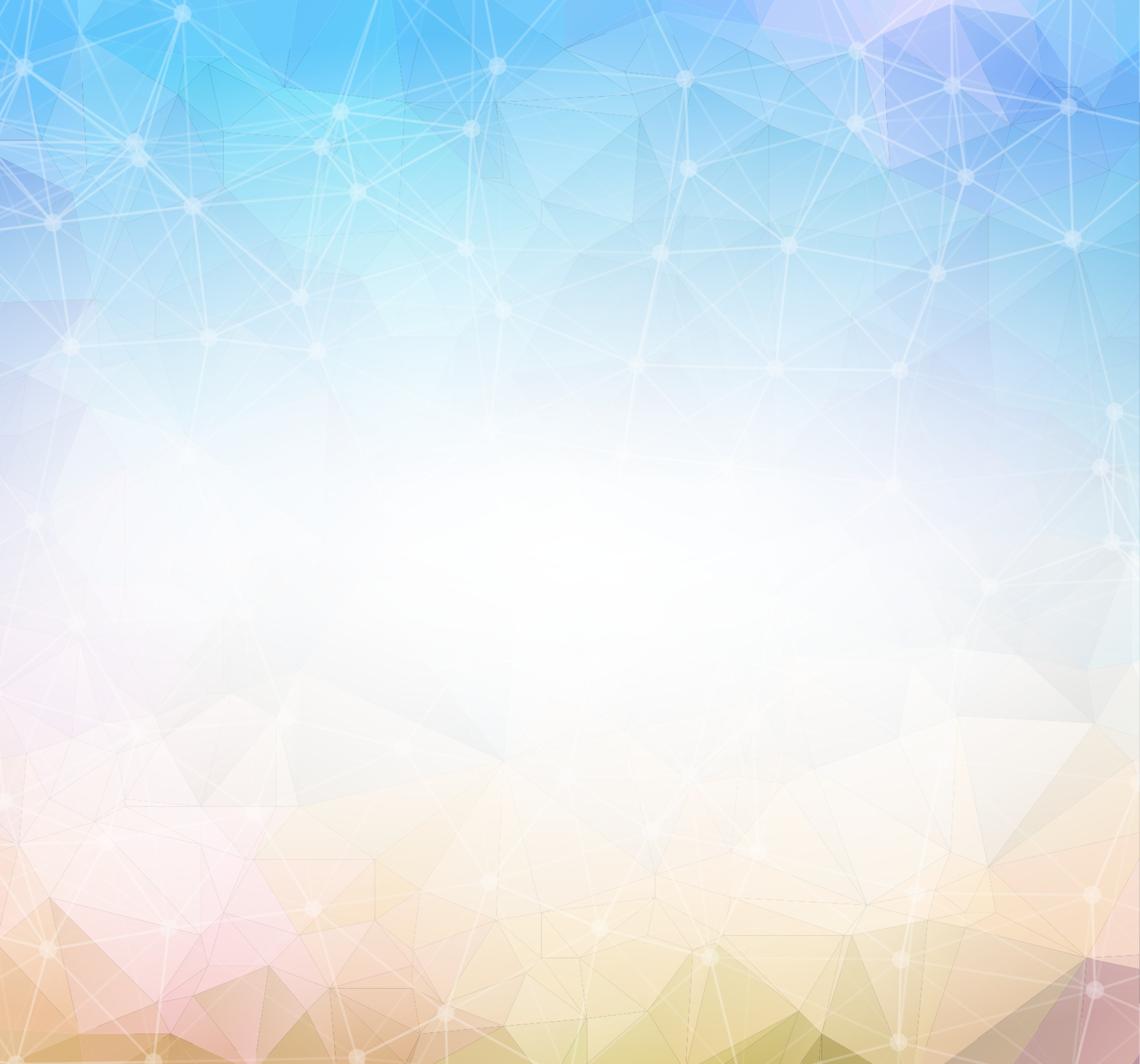 Abstract Dark Blue Polygonal Space Background With Connecting Dots And Lines Connection