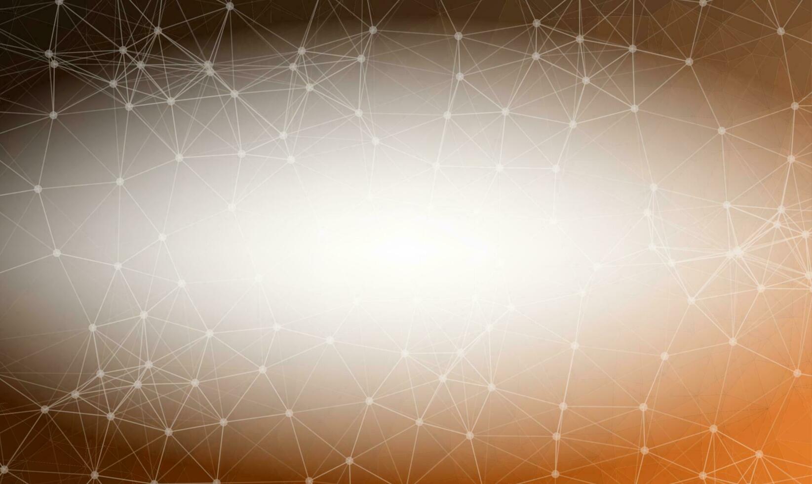 Abstract Dark Brown Polygonal Space Background With Connecting Dots And