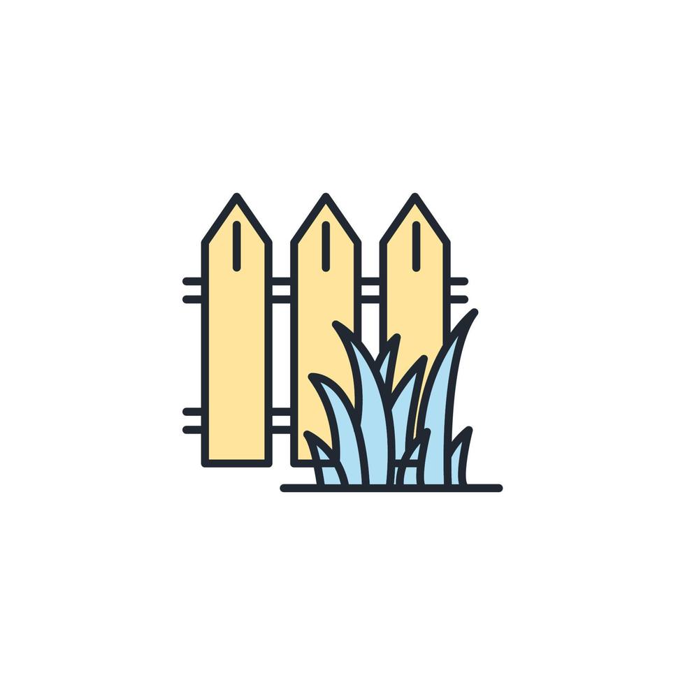 Fence icons symbol vector elements for infographic web 12245260 Vector ...