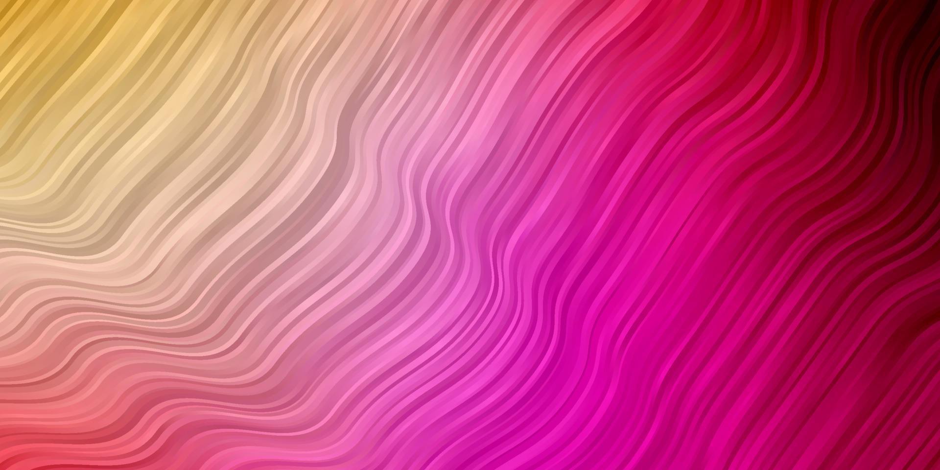 Light Pink, Yellow vector pattern with lines. 12246708 Vector Art at ...