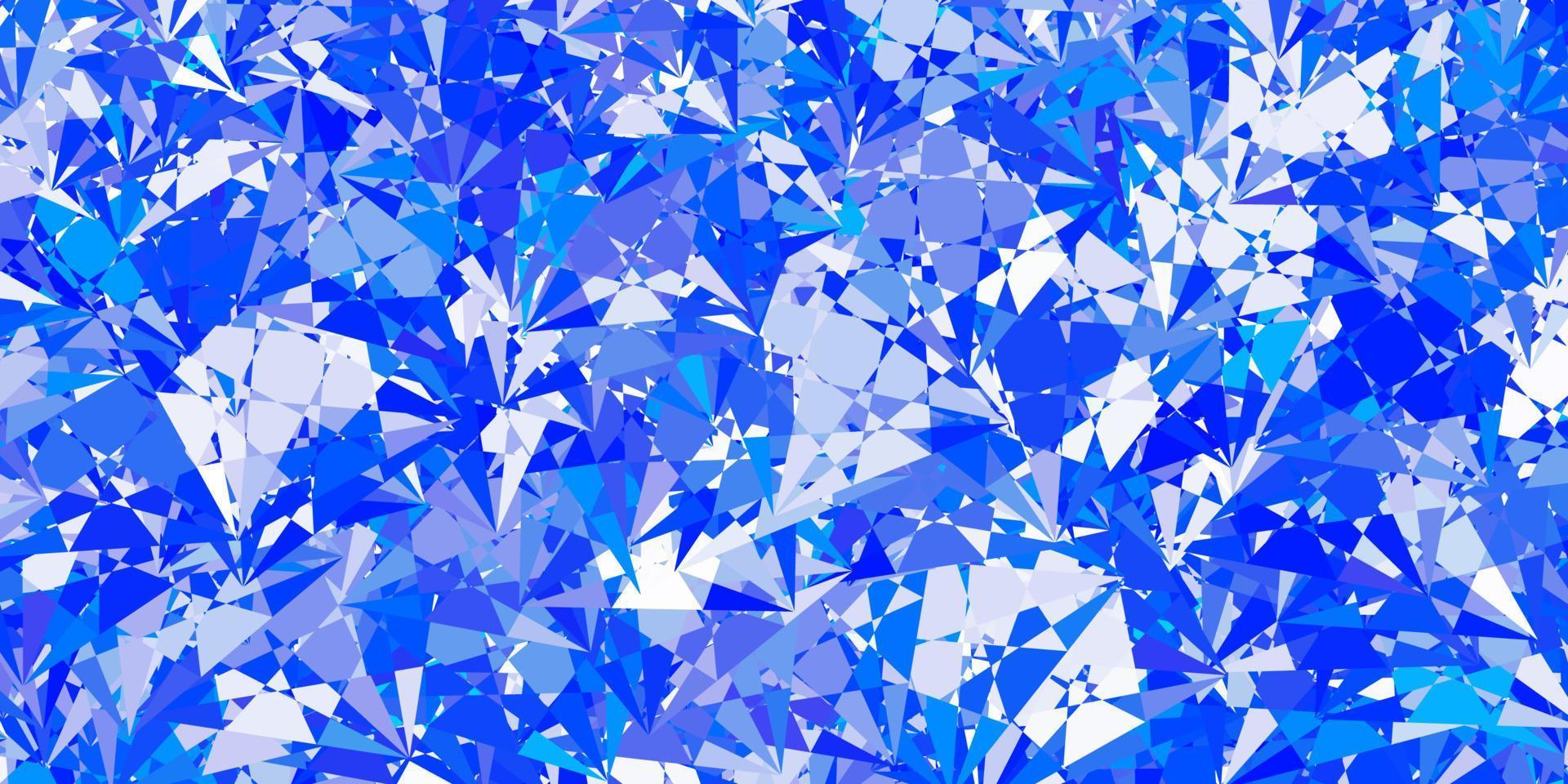 Light BLUE vector pattern with polygonal shapes. 12248165 Vector Art at ...
